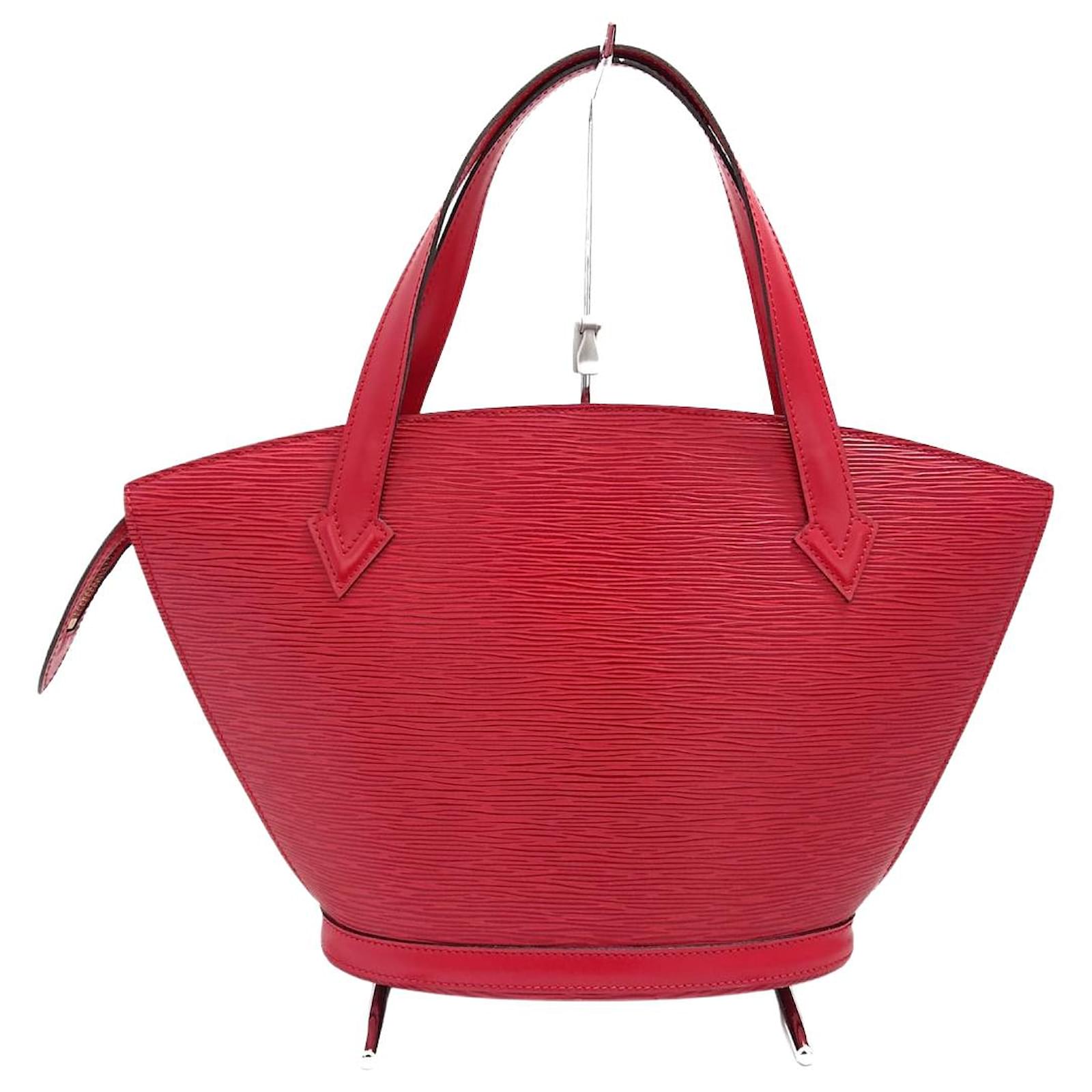 Louis Vuitton Saint Jacques Red Leather ref.292181 - Joli Closet