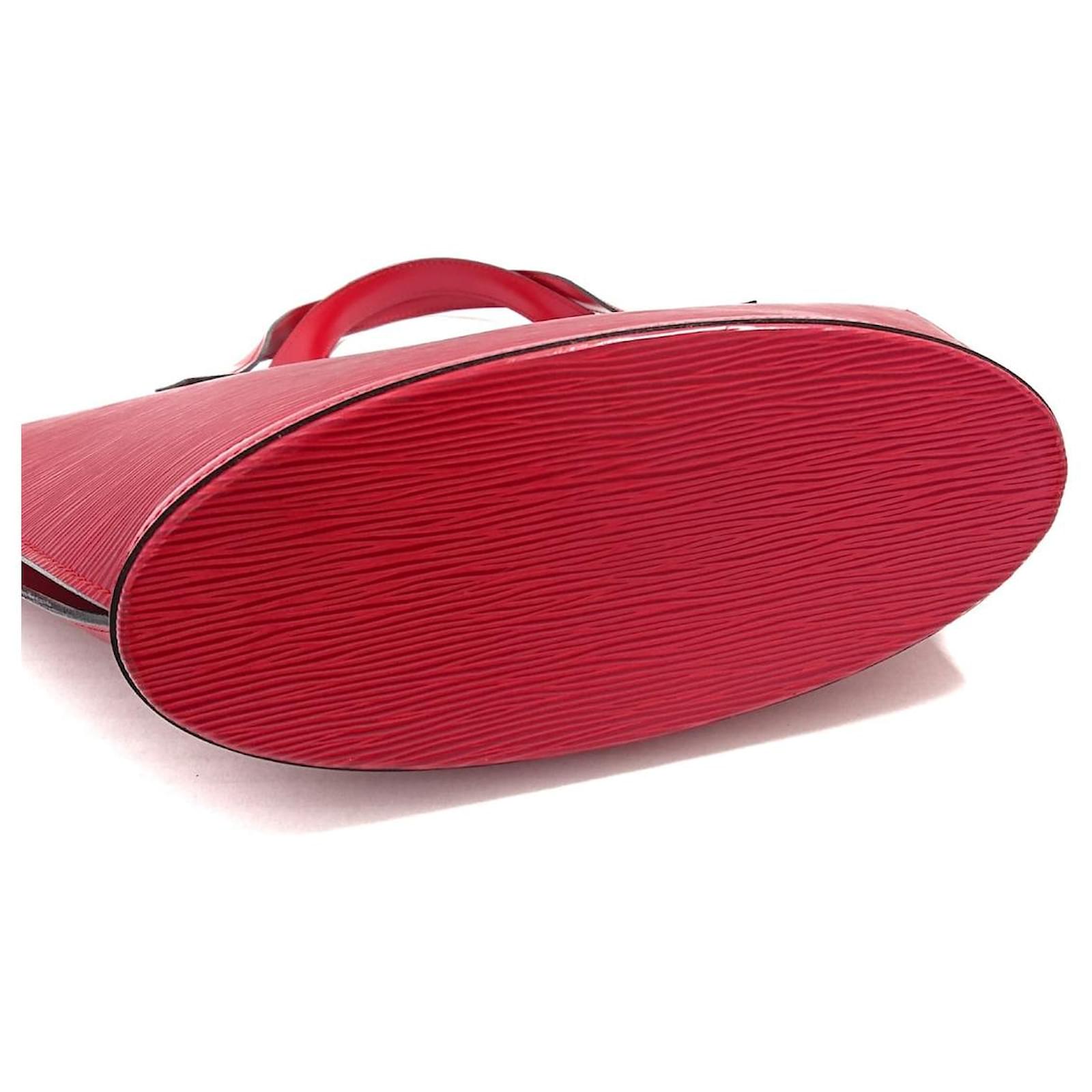 Louis Vuitton Saint Jacques Red Leather ref.292181 - Joli Closet