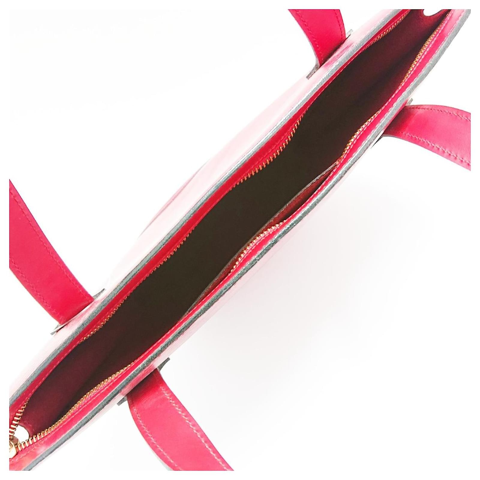 Louis Vuitton Saint Jacques Red Leather ref.292181 - Joli Closet