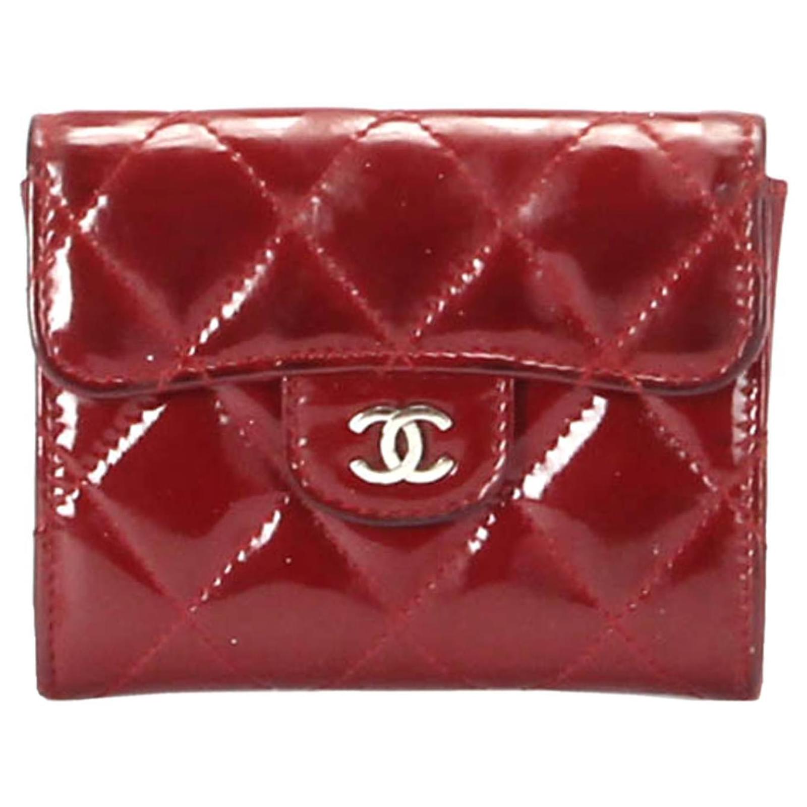 Cartera Chanel Red CC Timeless de charol Roja Cuero ref.296395 - Joli ...