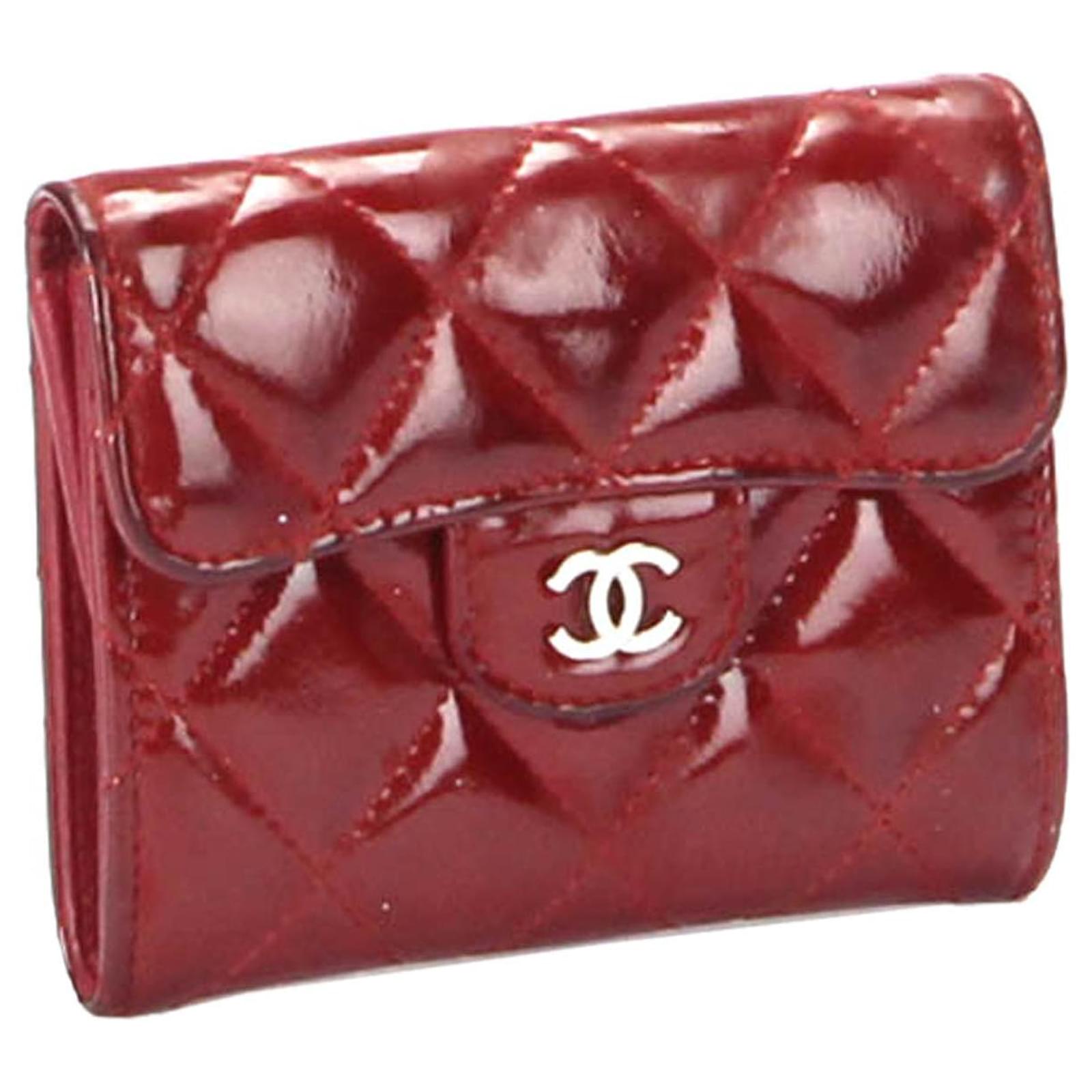 Cartera Chanel Red CC Timeless de charol Roja Cuero ref.296395 - Joli ...