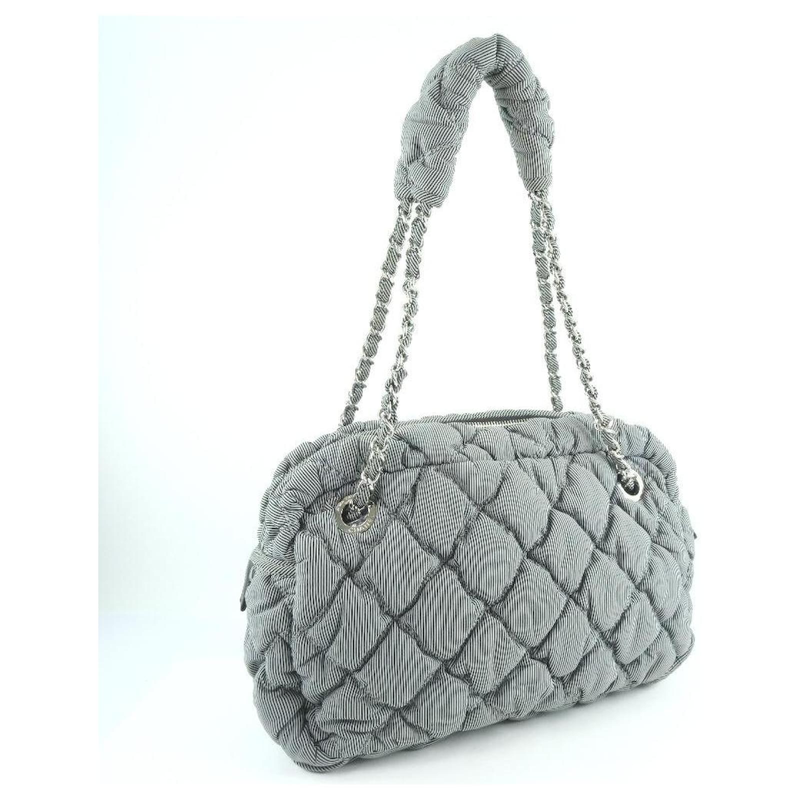 Chanel shoulder bag Grey Synthetic ref.303876 - Joli Closet