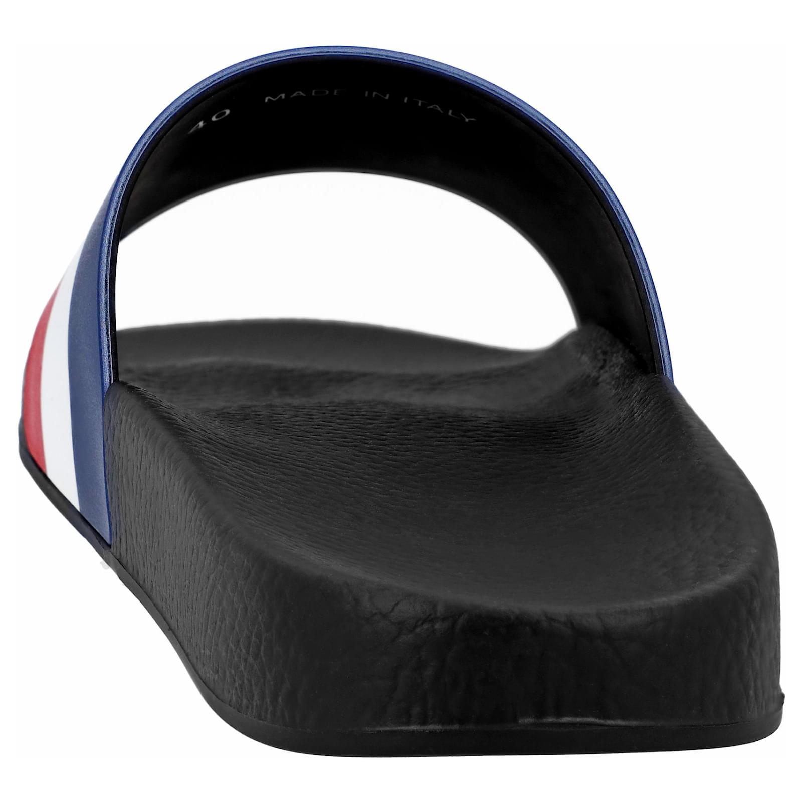 Moncler Men's Sandal 'Basil' Black Rubber ref.321050 - Joli Closet