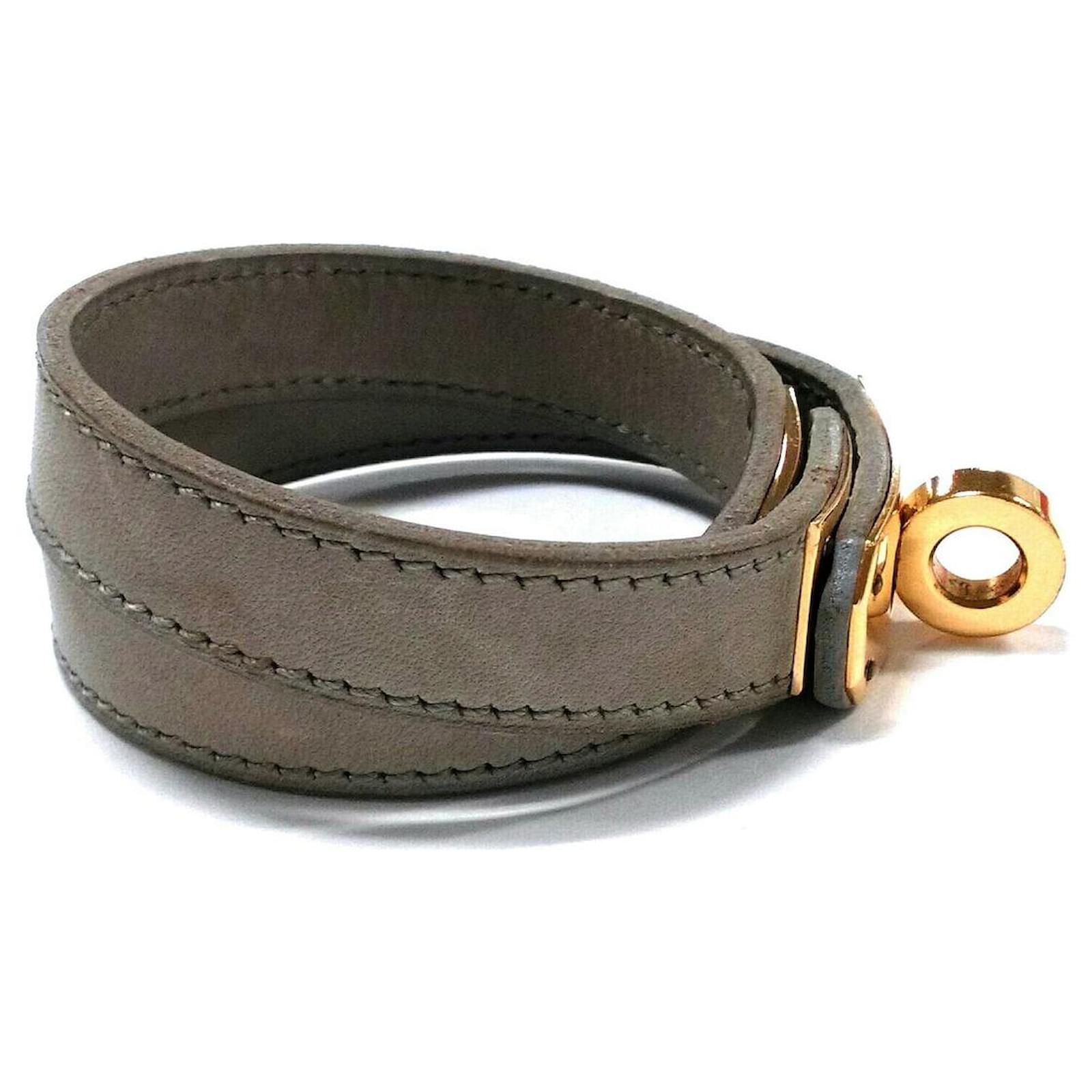 Hermès Hermes-Armband Braun Leder ref.333160 - Joli Closet