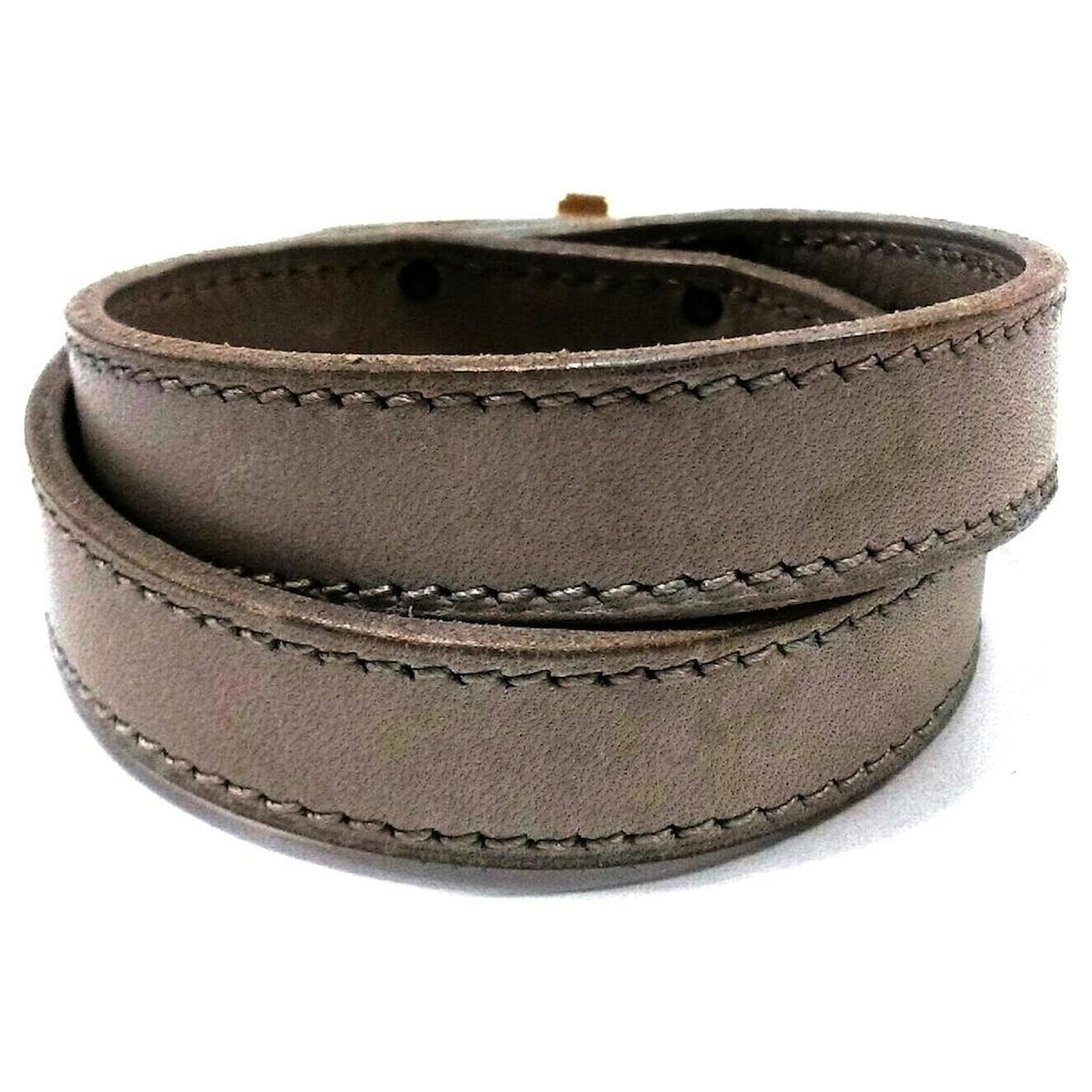 Hermès Hermes bracelet Brown Leather ref.333160 - Joli Closet