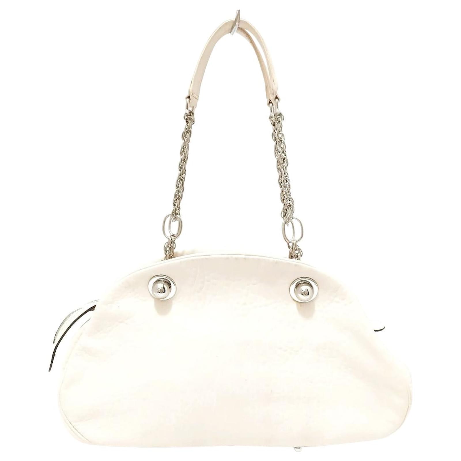 Céline shoulder bag Cream Leather ref.339184 - Joli Closet