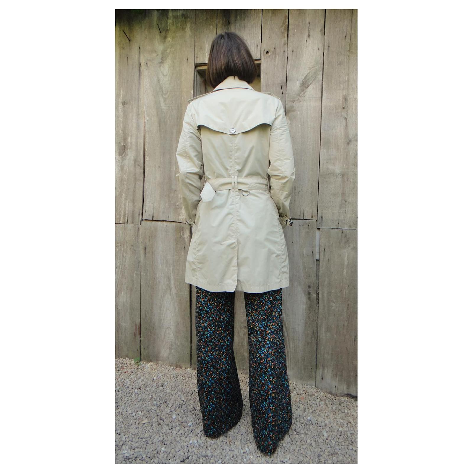 burberry brit t rench 36 Beige Polyester ref.340008 - Joli Closet