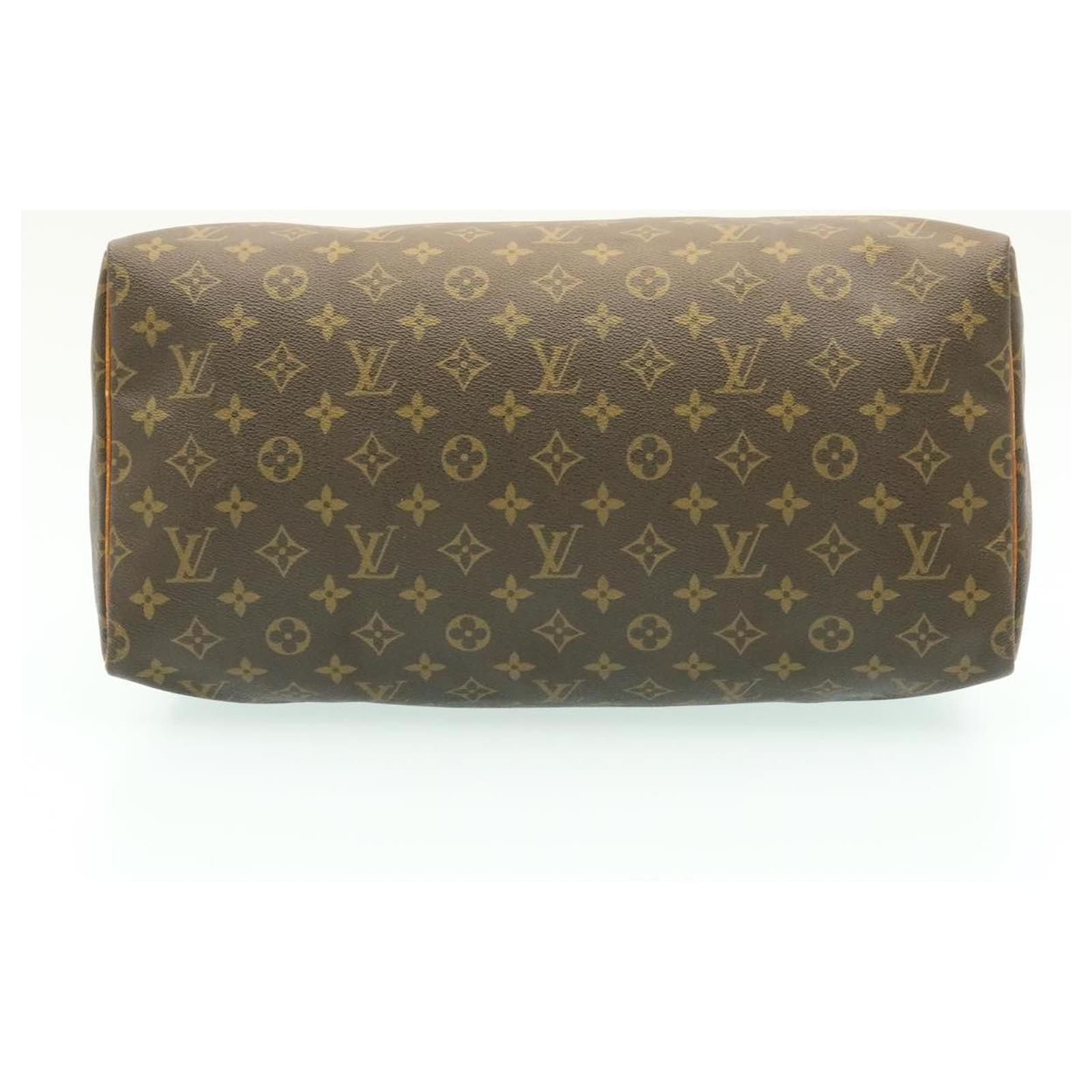 Speedy Louis Vuitton schnell 40 Braun Leinwand ref.343443 - Joli Closet