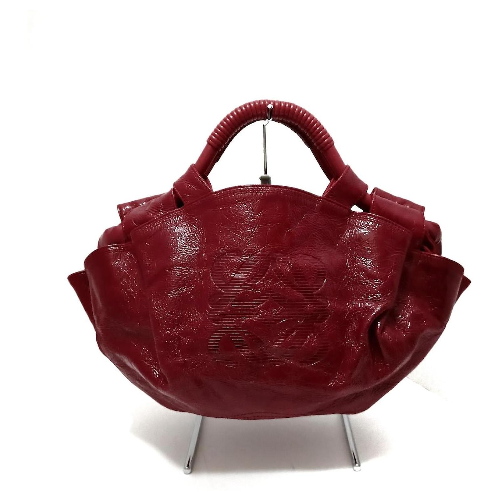 Loewe Handtasche Rot Leder ref.343599 - Joli Closet