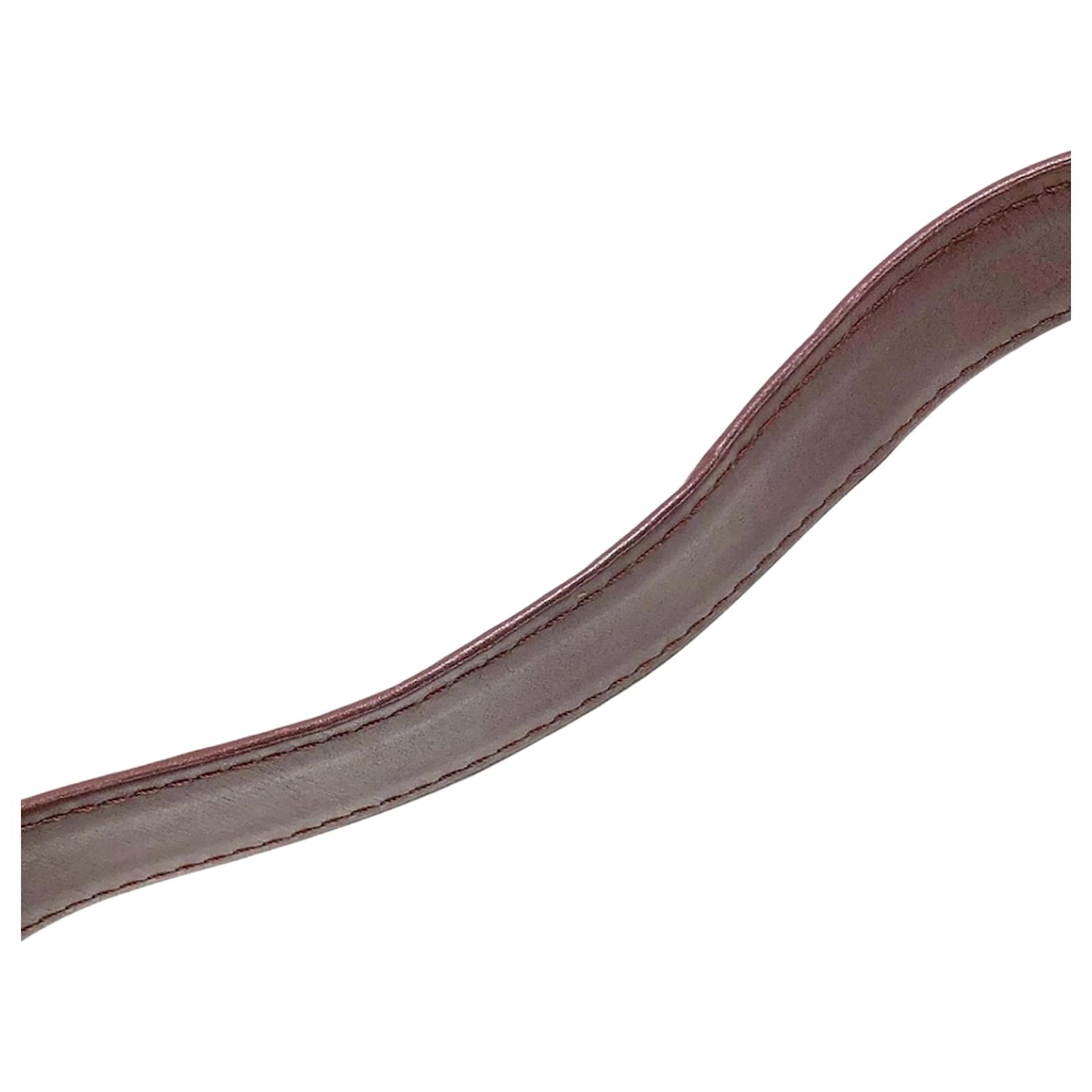 Cartier Red Must De Cartier Leather Crossbody Bag Dark red Pony-style ...