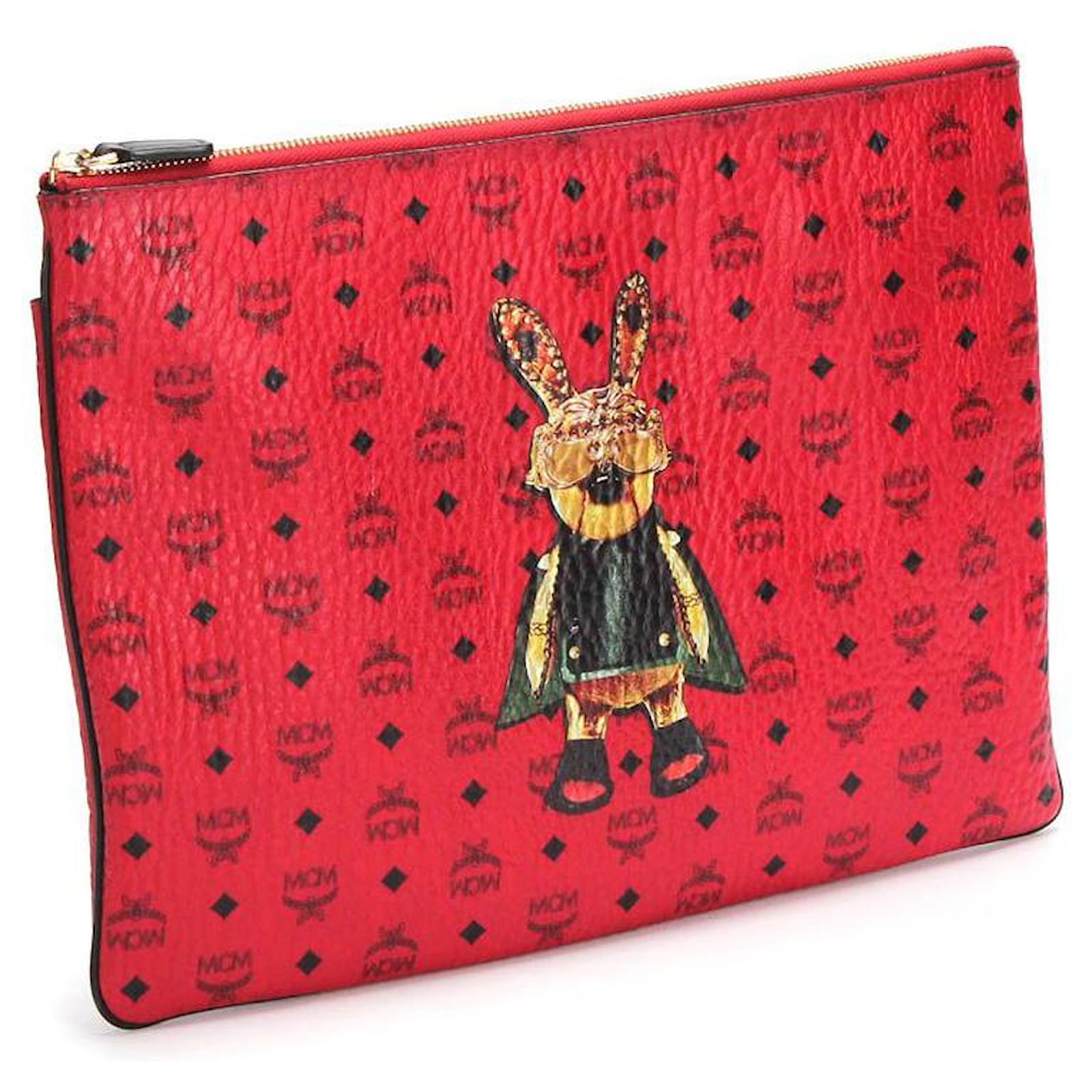 MCM Crossbody Bag in Red Leather ref.347494 - Joli Closet