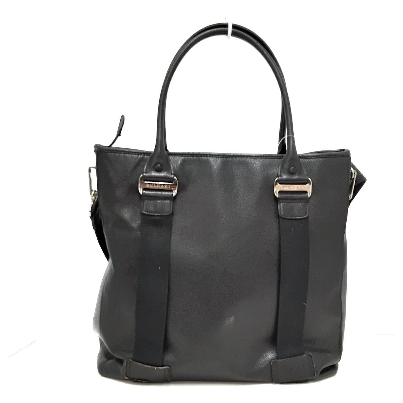 Bulgari BVLGARI Handtasche Schwarz Leder ref.348067 - Joli Closet