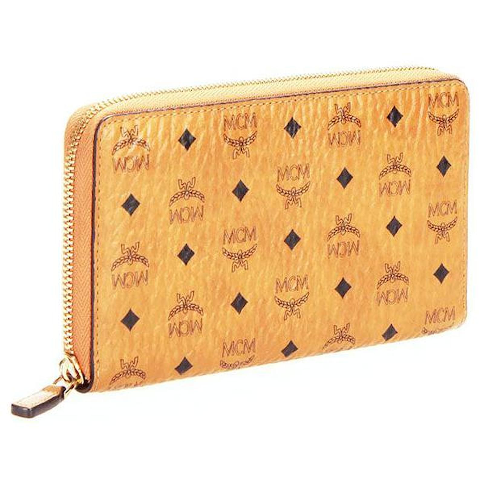 MCM long wallet Brown Cloth ref.351381 - Joli Closet