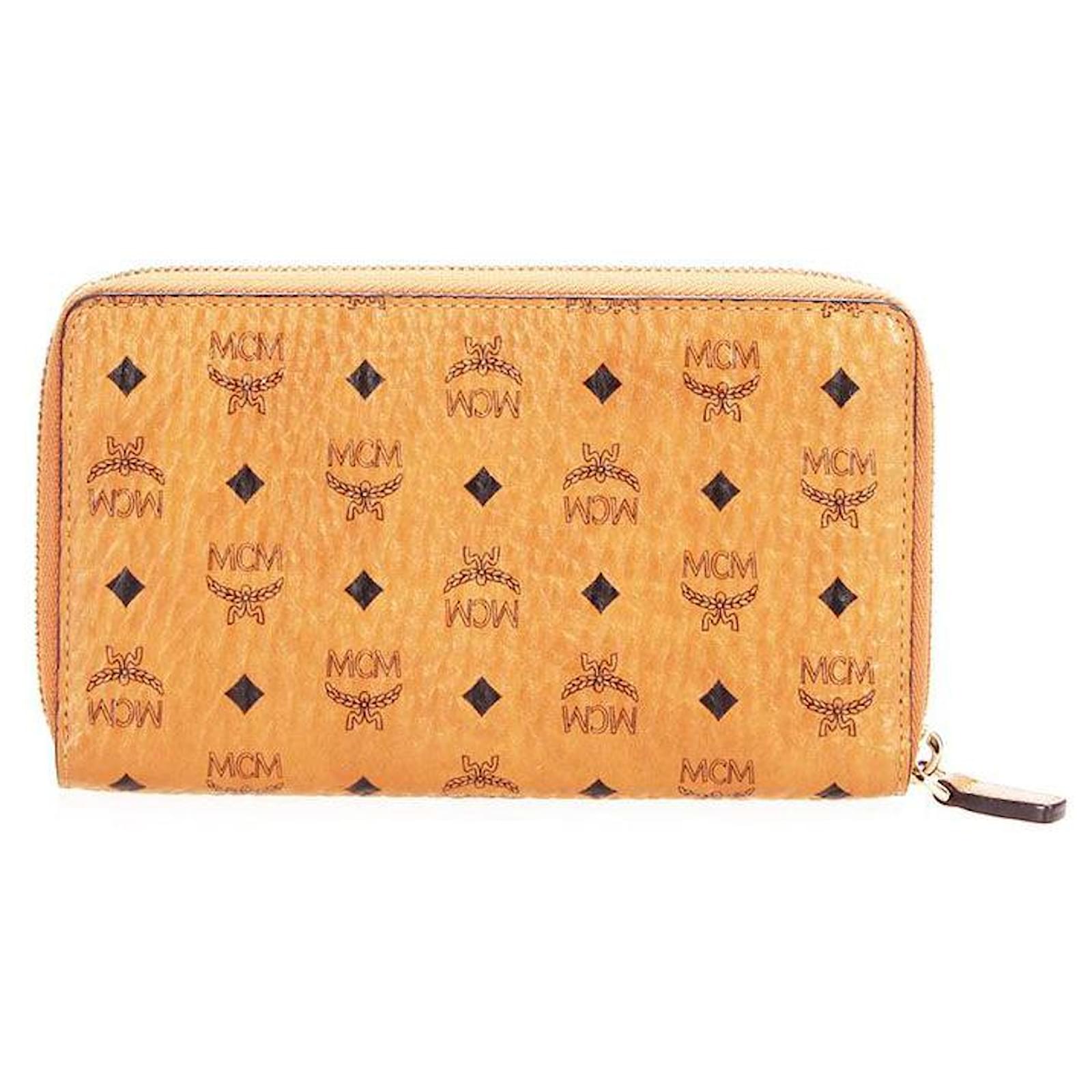 MCM long wallet Brown Cloth ref.351381 - Joli Closet