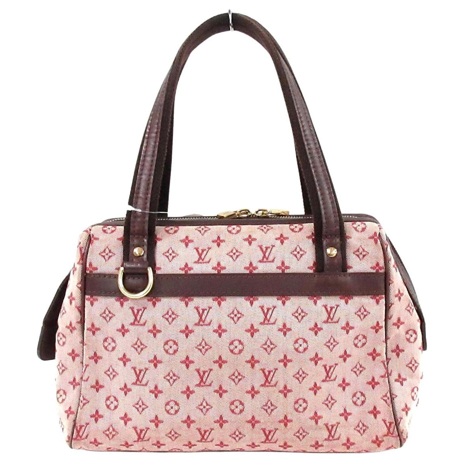 Louis Vuitton Joséphine Pink Tweed ref.364997 - Joli Closet