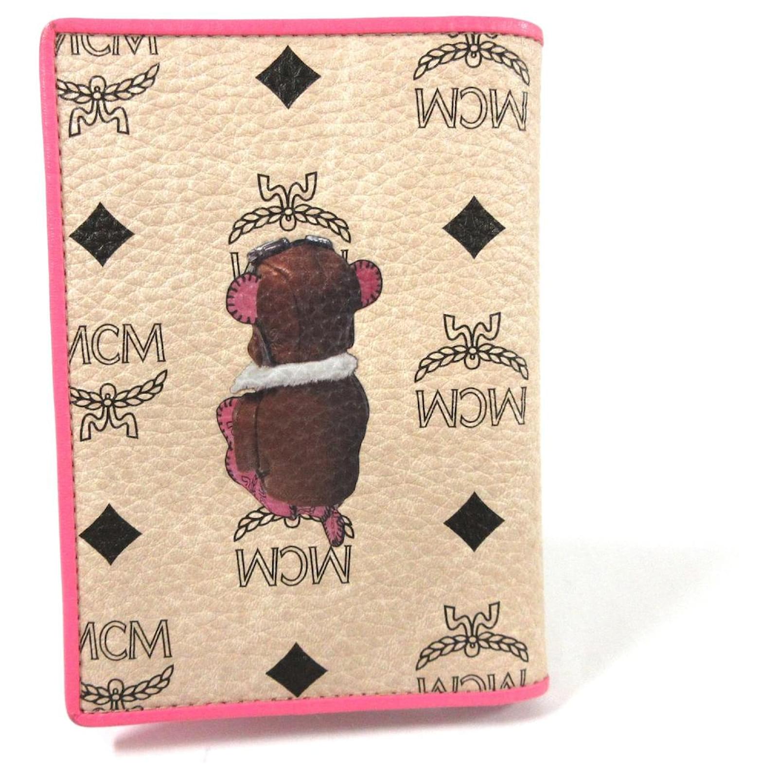 MCM Wallet Pink Leather ref.366397 - Joli Closet