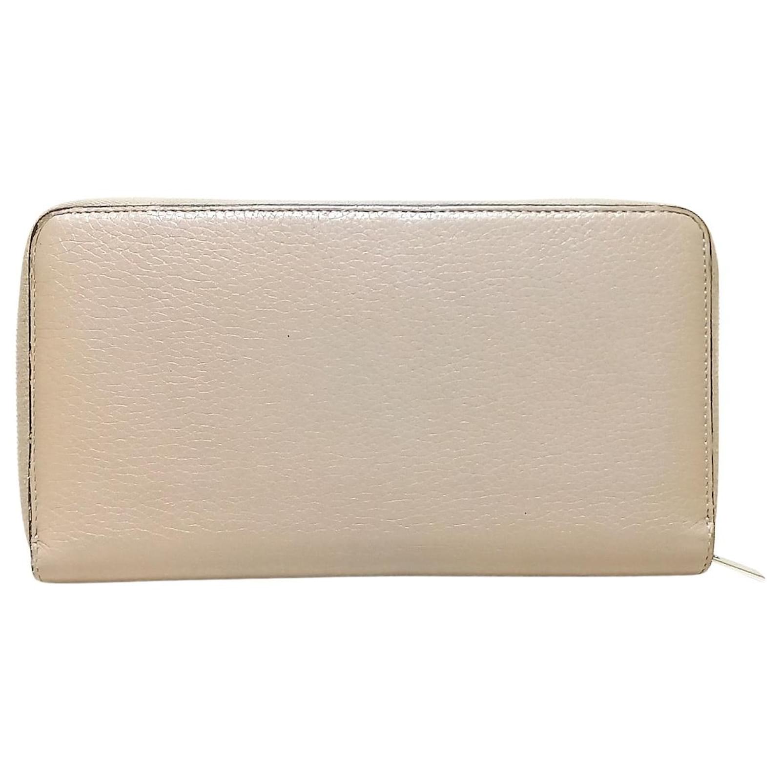 Céline Cartera Celine Beige Cuero ref.367382 - Joli Closet