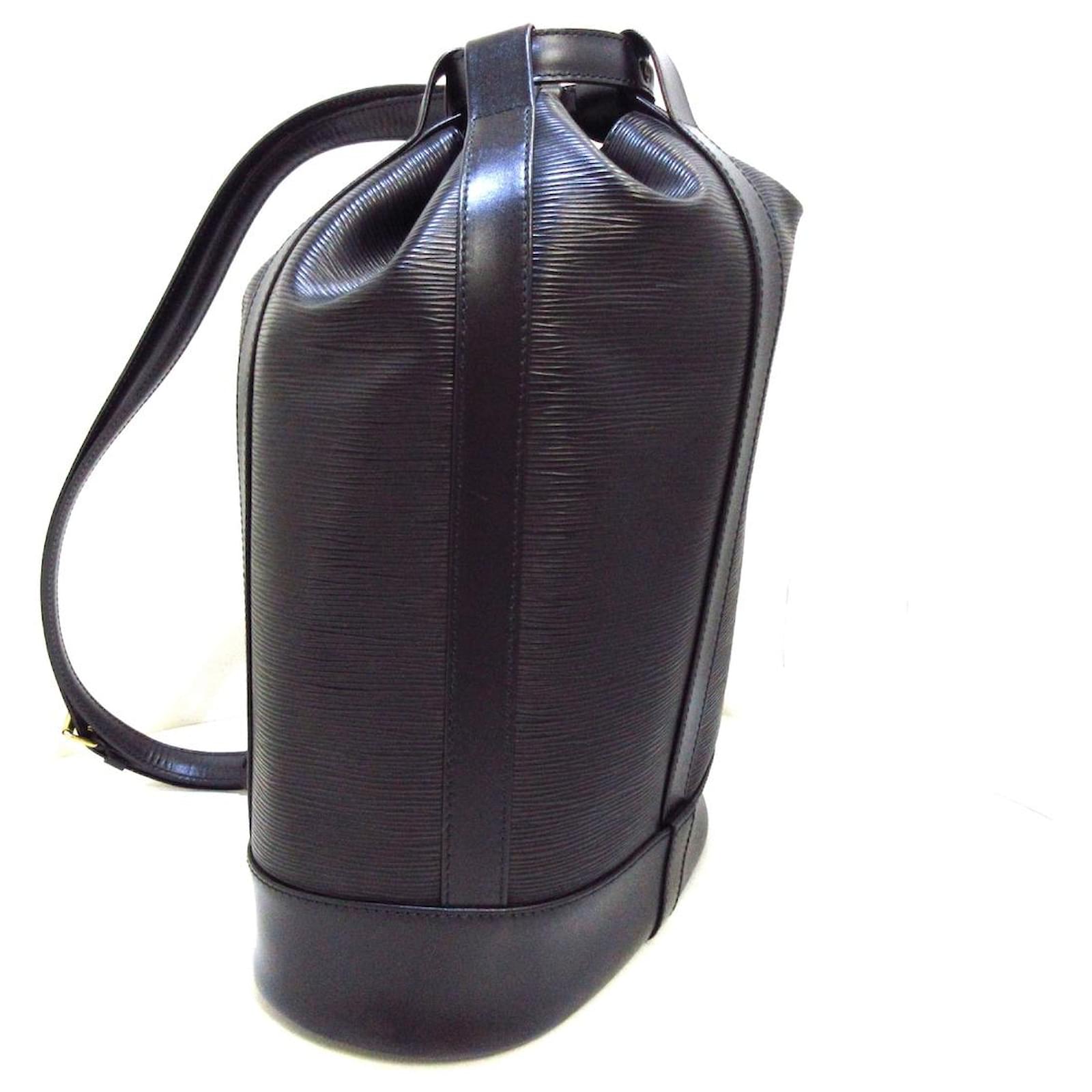 Louis Vuitton Randonnée Black Leather ref.367942 - Joli Closet