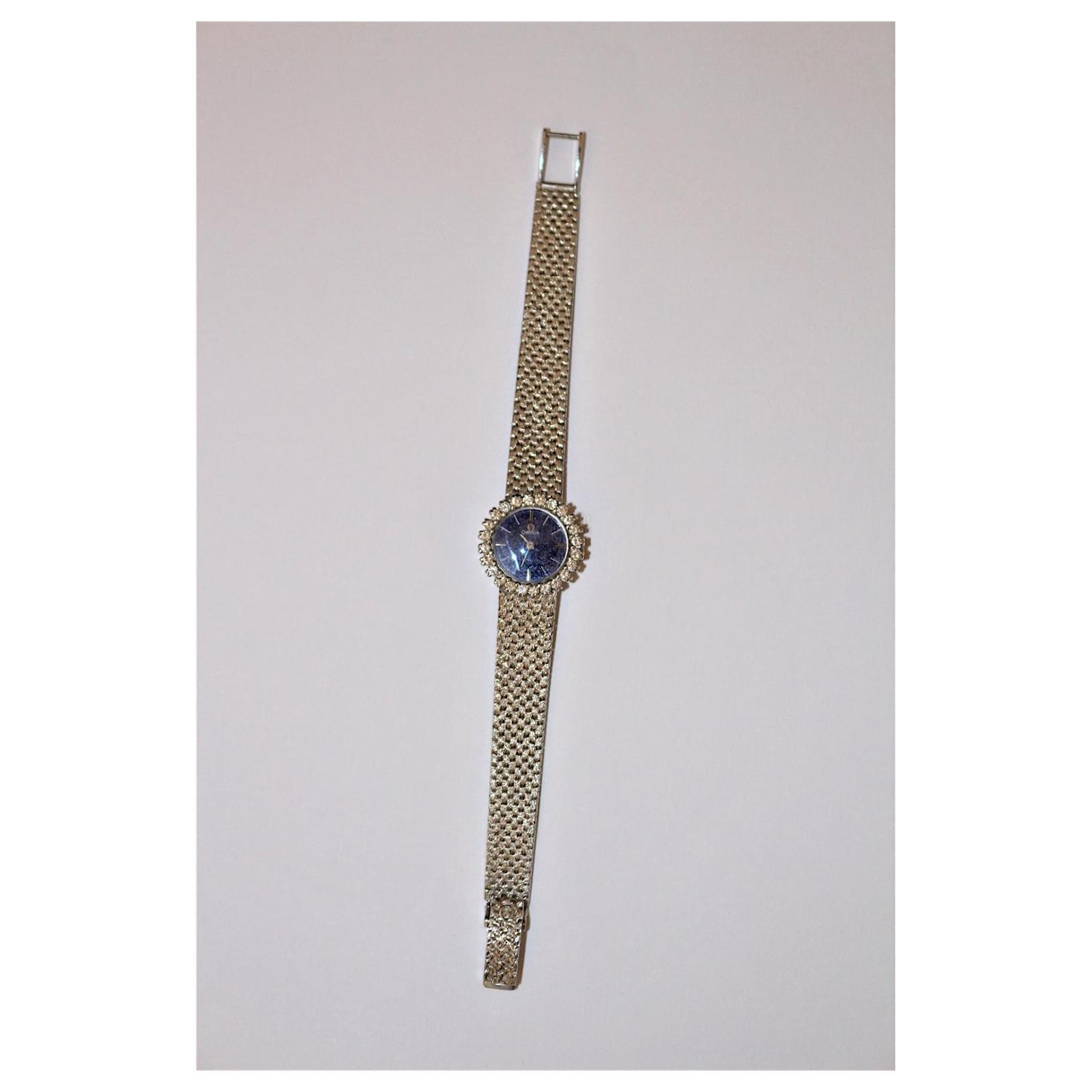 Omega Vintage, city watch Silvery White gold ref.372539 - Joli Closet