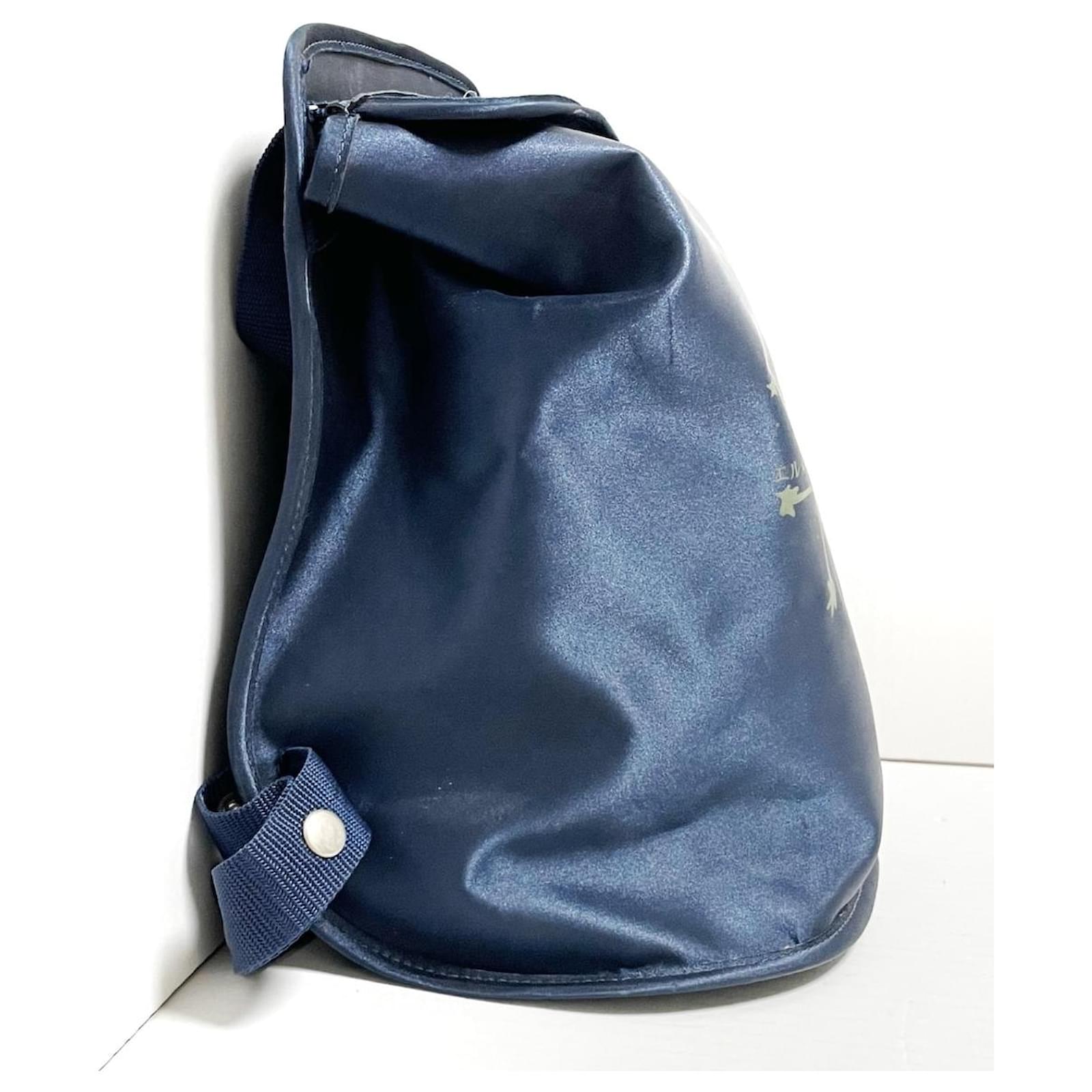 Hermès Backpack Navy blue Synthetic ref.380708 - Joli Closet