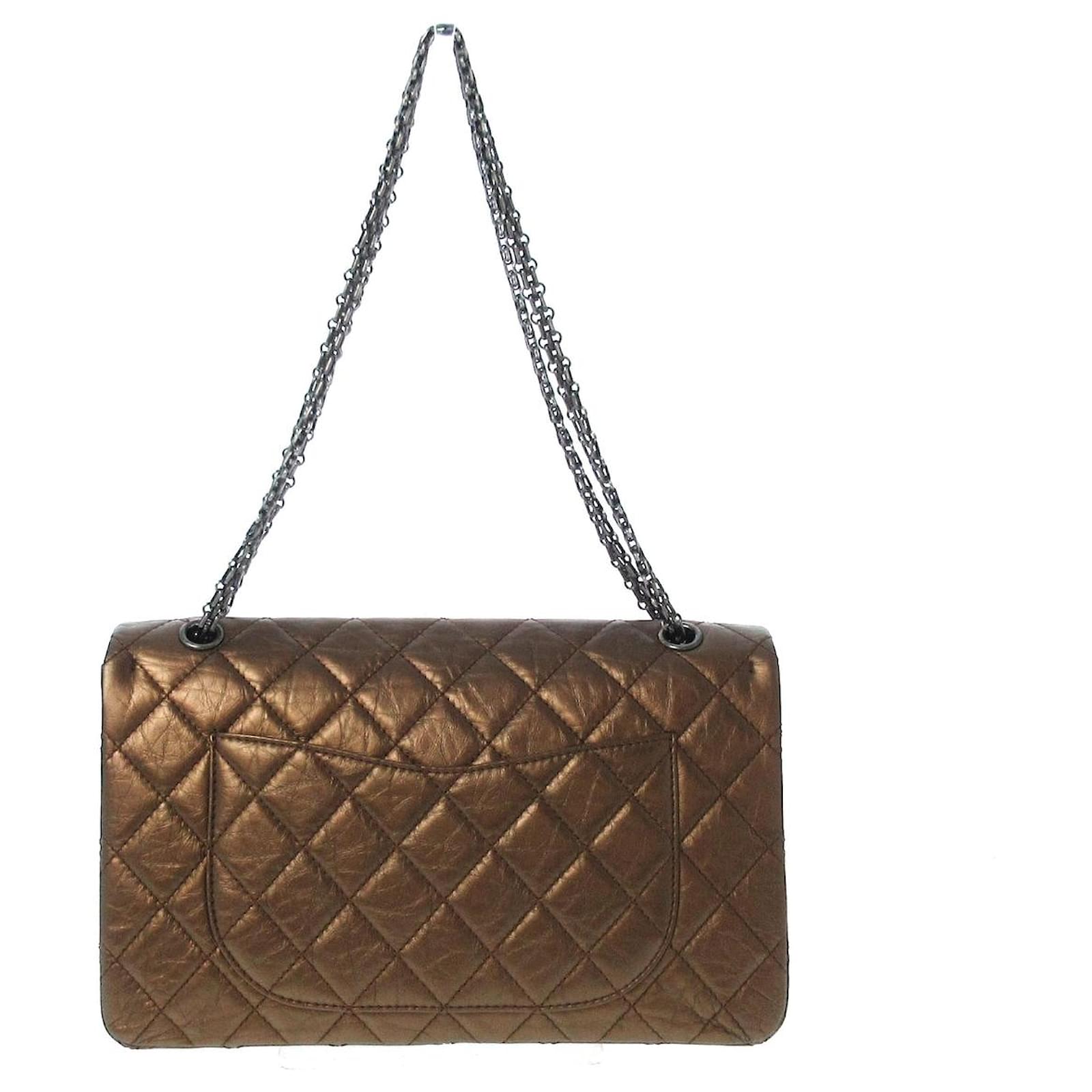 Chanel 2.55 Brown Pony-style calfskin ref.381027 - Joli Closet