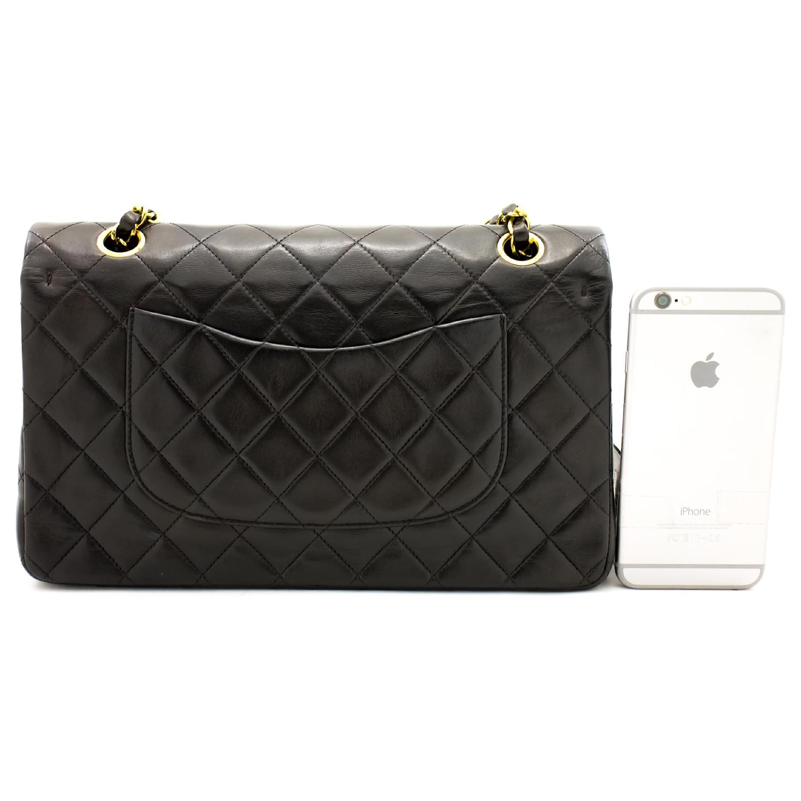 Chanel 2.55 Black Leather ref.384505 - Joli Closet