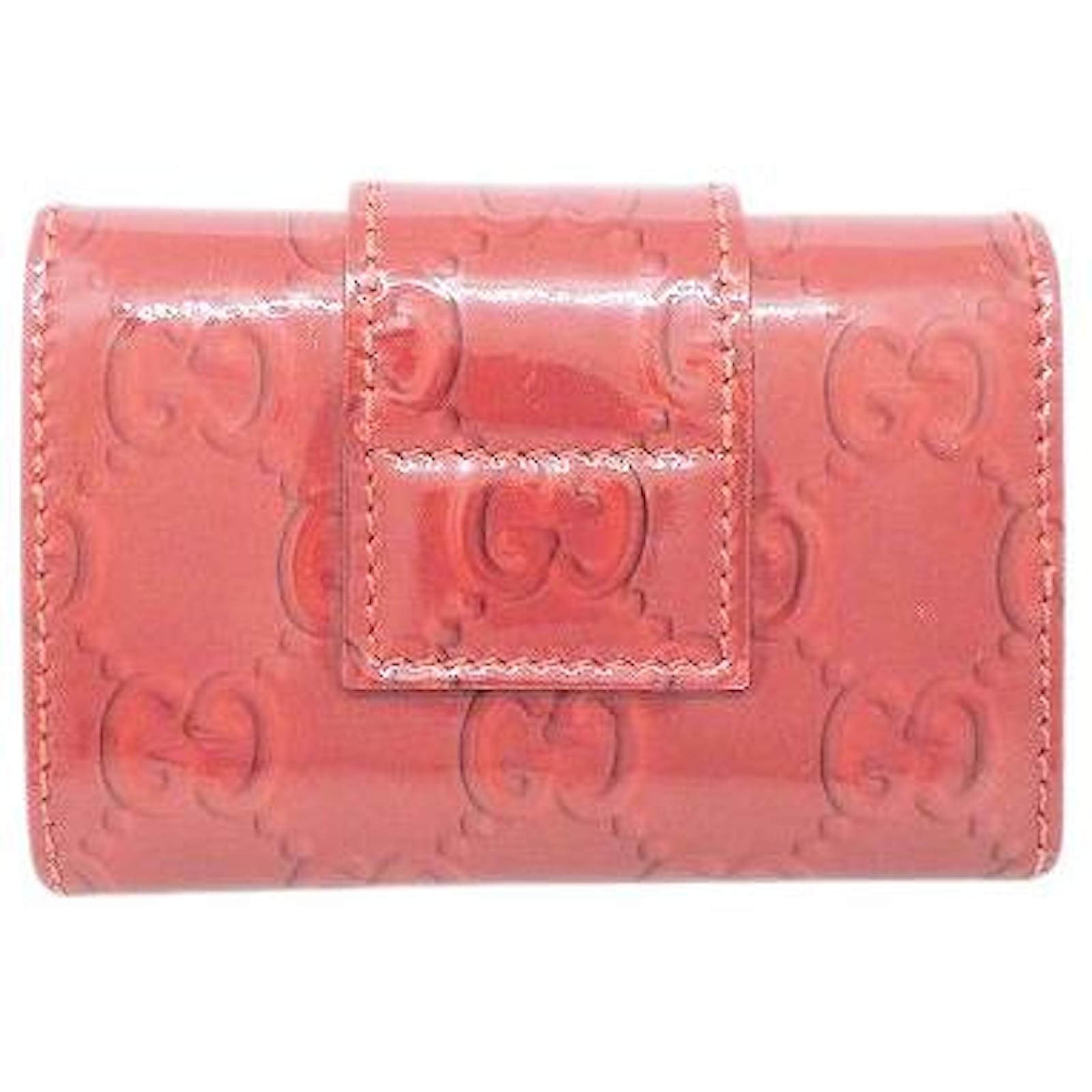 Ligne Gucci Shima Cuir vernis Rouge ref.389874 - Joli Closet