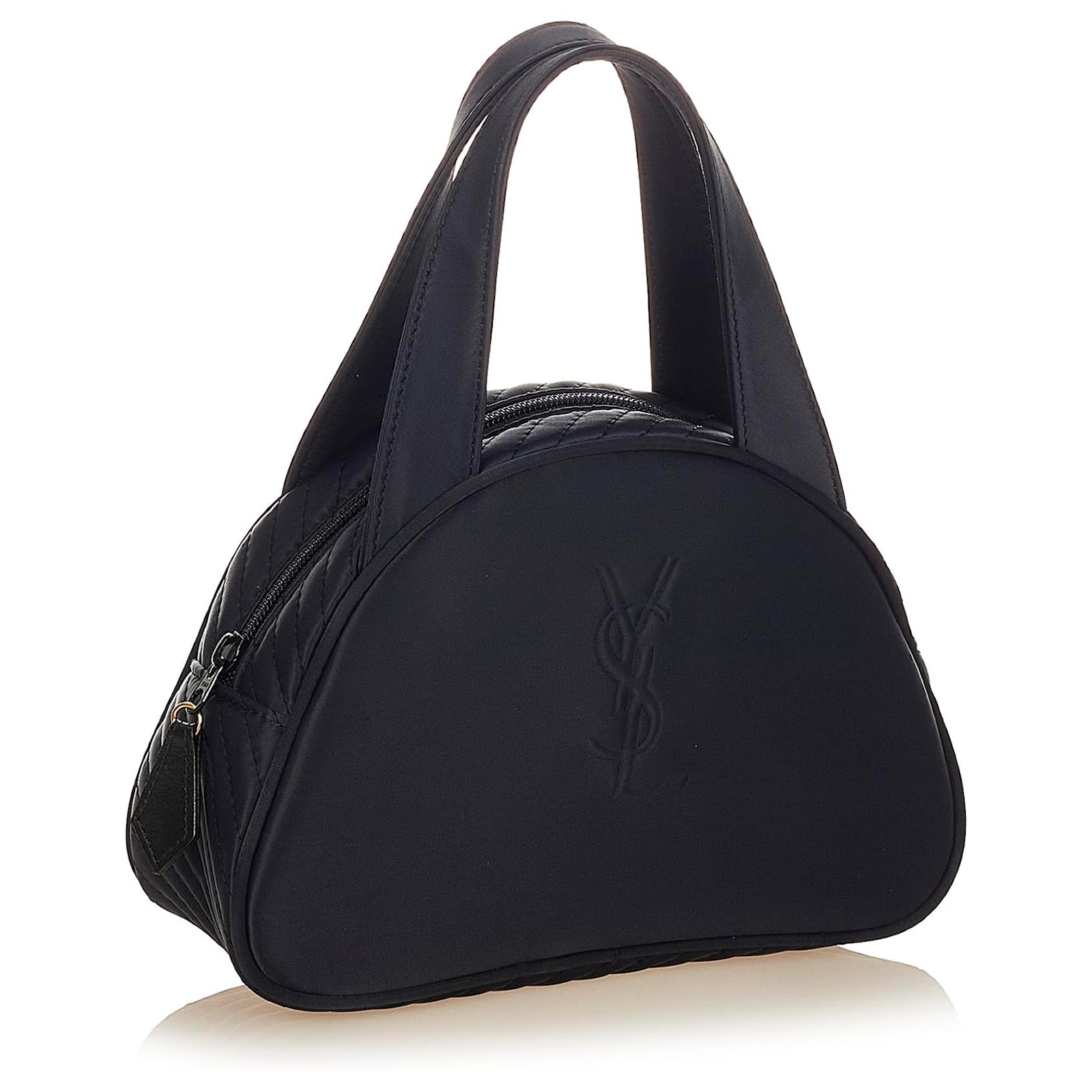 Yves Saint Laurent YSL Black Nylon Handbag Cloth ref.392598 - Joli Closet