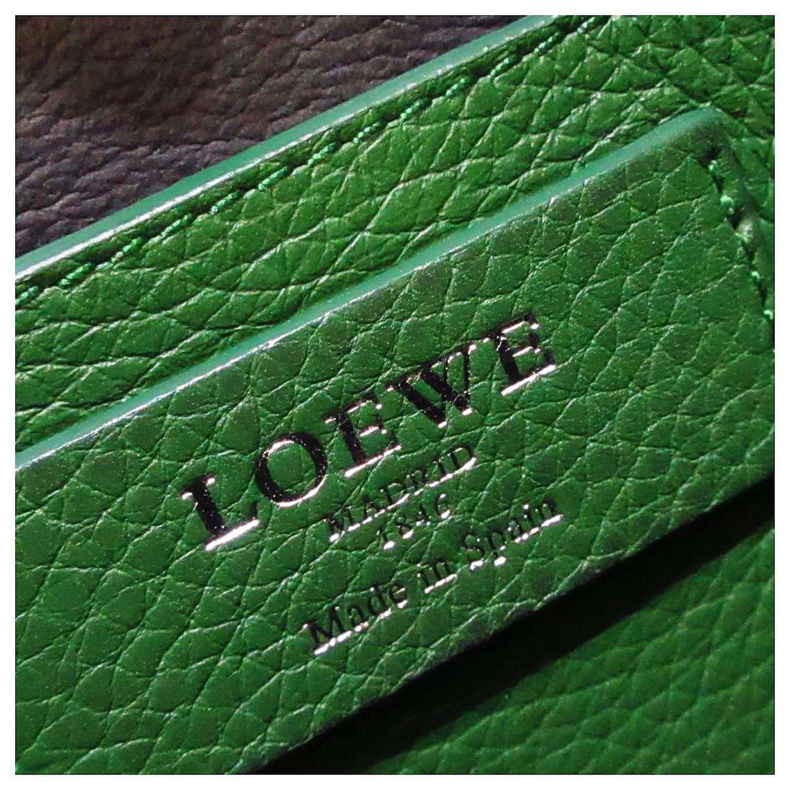Loewe Sac à bandoulière Cuir Vert ref.397248 - Joli Closet