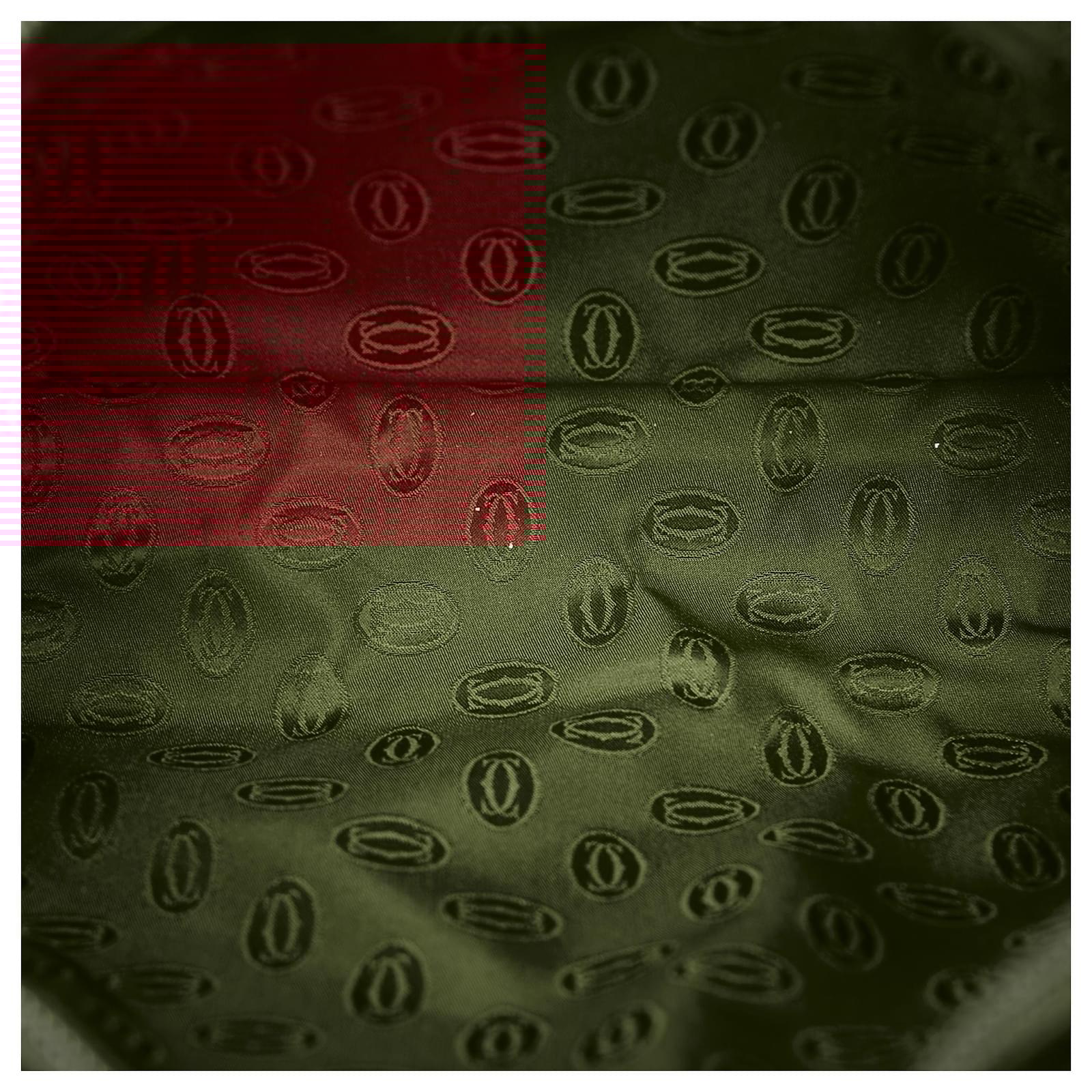 Cartier Red Must de Cartier Leather Clutch Bag Dark red Pony-style ...