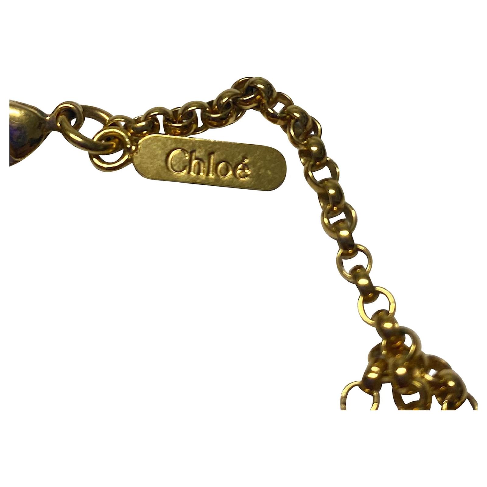 Chloé Collier Chloe Femininities en laiton doré Métal ref.398433 - Joli ...