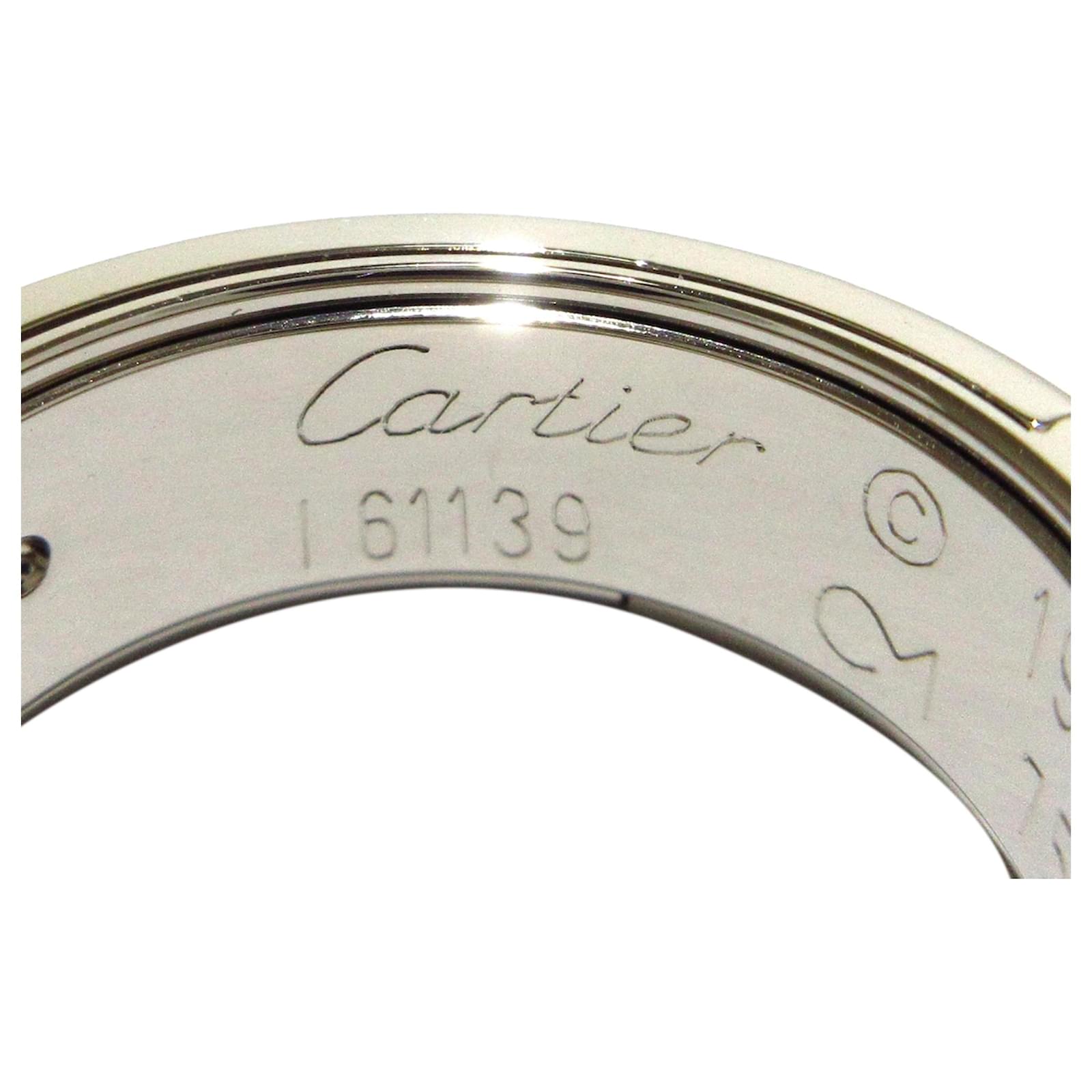 Cartier Silver 18K Astro Love Ring Silvery Metal ref.398490 - Joli Closet