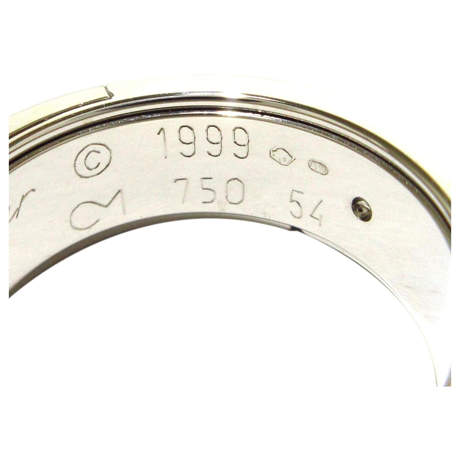 Cartier Silver 18K Astro Love Ring Silvery Metal ref.398490 - Joli Closet