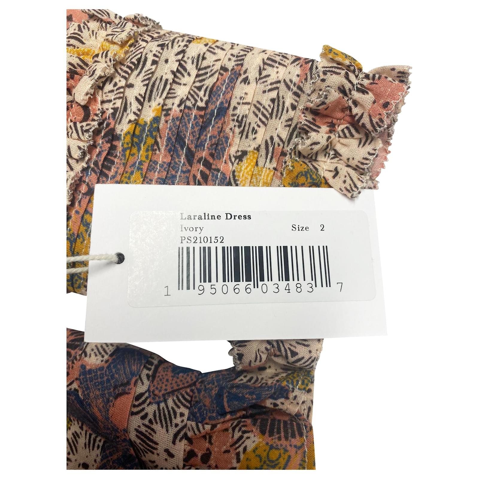 Ulla Johnson Laraline Robe Florale en Coton Multicolore ref.399940 ...