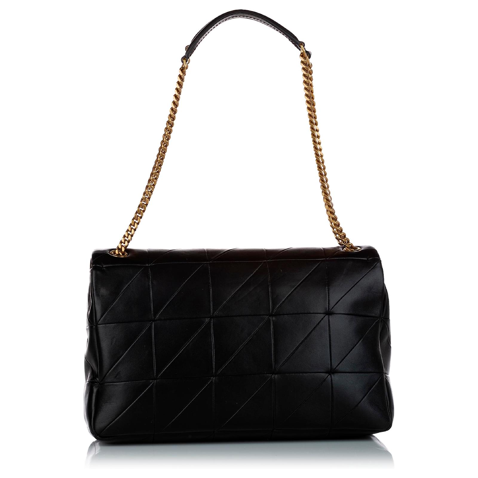 Yves Saint Laurent YSL Black Jamie Leder Umhängetasche Schwarz ref ...