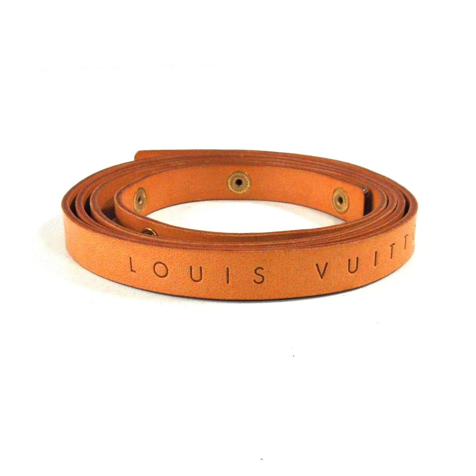 Louis Vuitton Belt Flesh Leather ref.409024 - Joli Closet