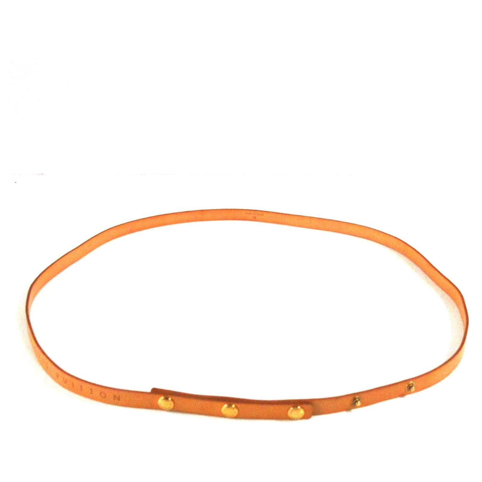 Louis Vuitton Belt Flesh Leather ref.409024 - Joli Closet