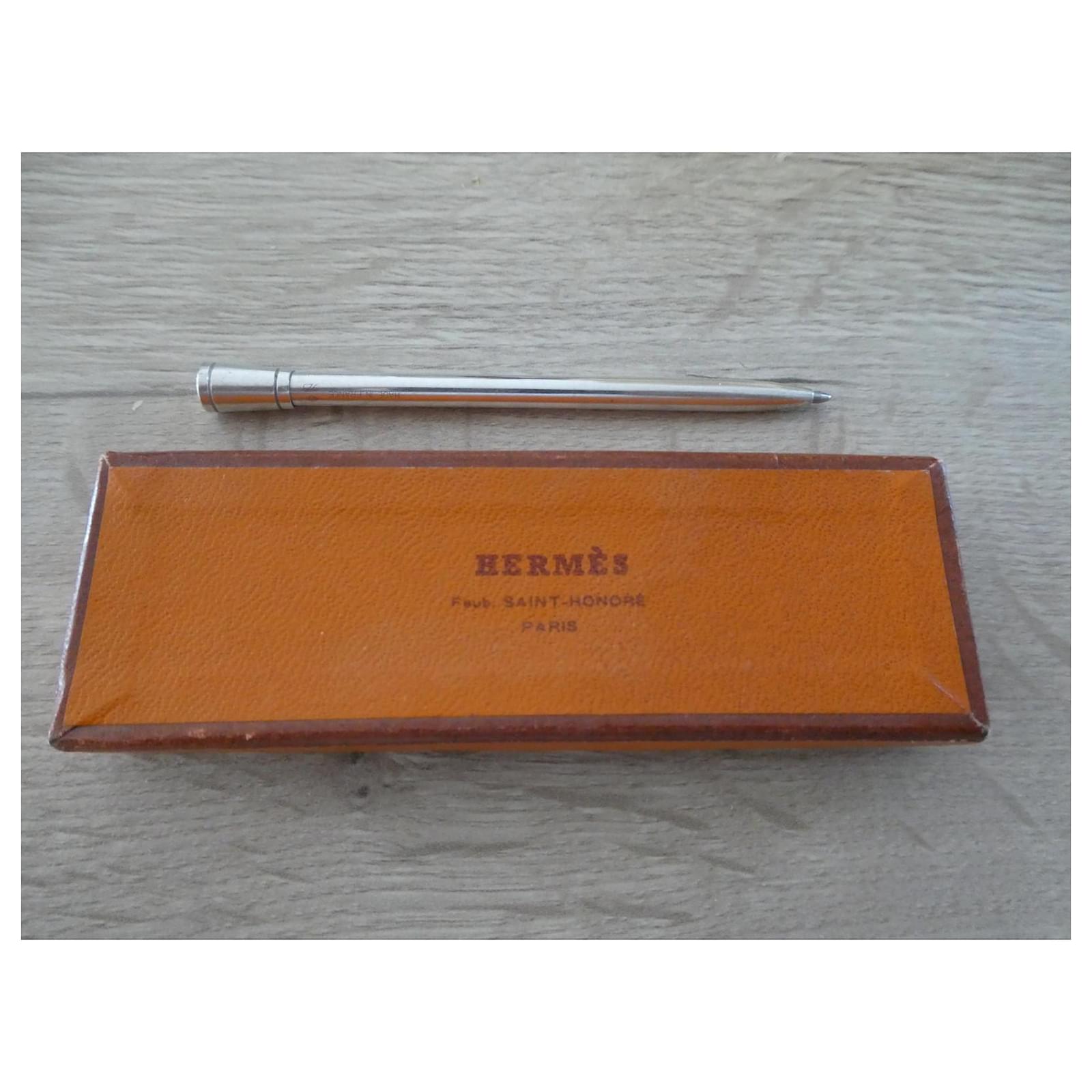 stylo a bille hermès pour agenda hermès Argent Bijouterie argentée ref ...