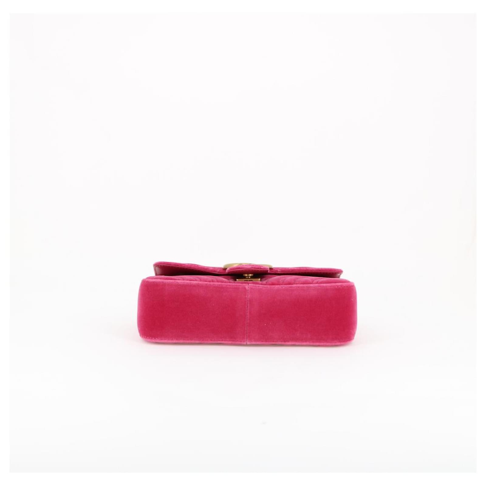 GUCCI MARMONT Fuschia Velvet ref.409851 - Joli Closet