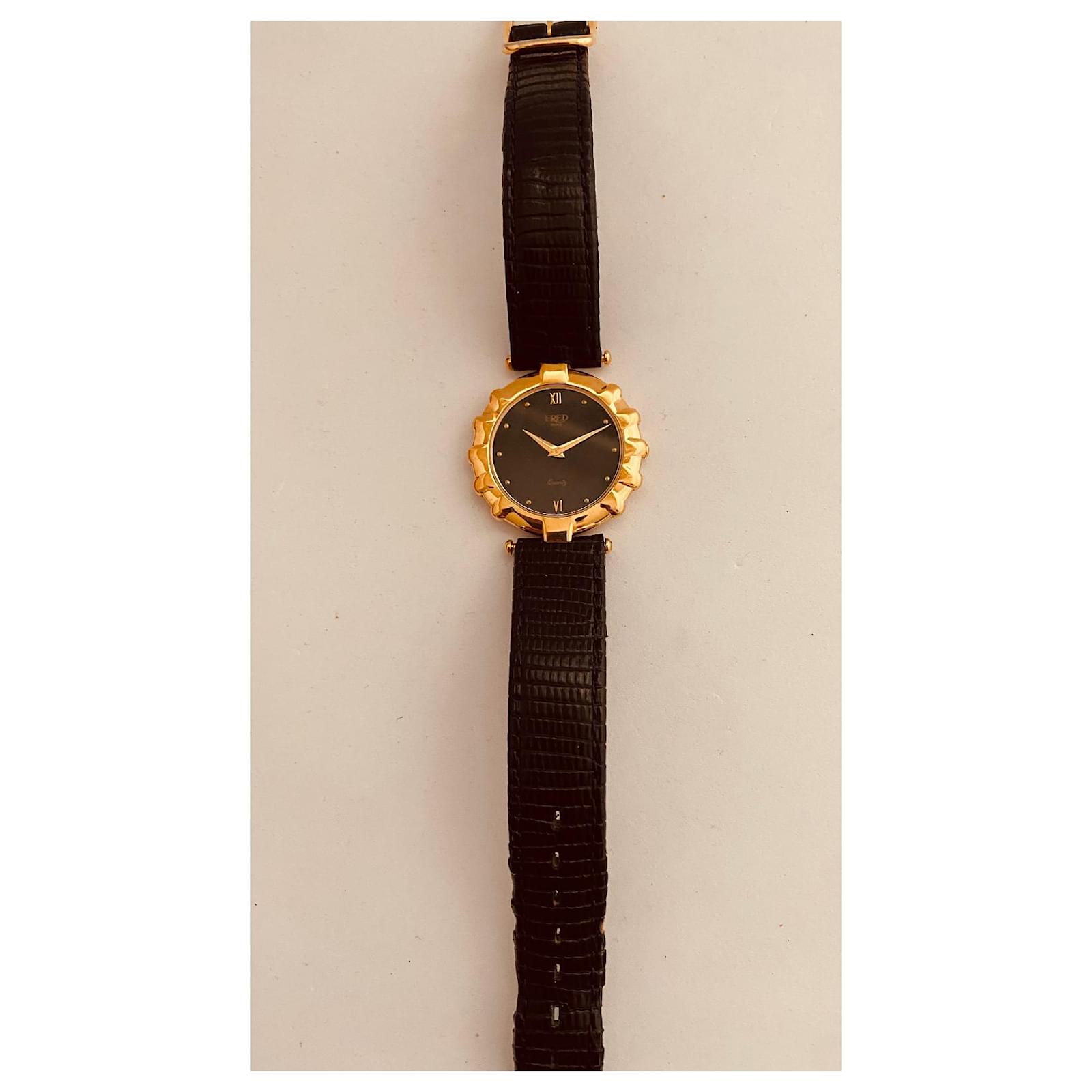 Fred Fine watches Black Gold-plated ref.409856 - Joli Closet