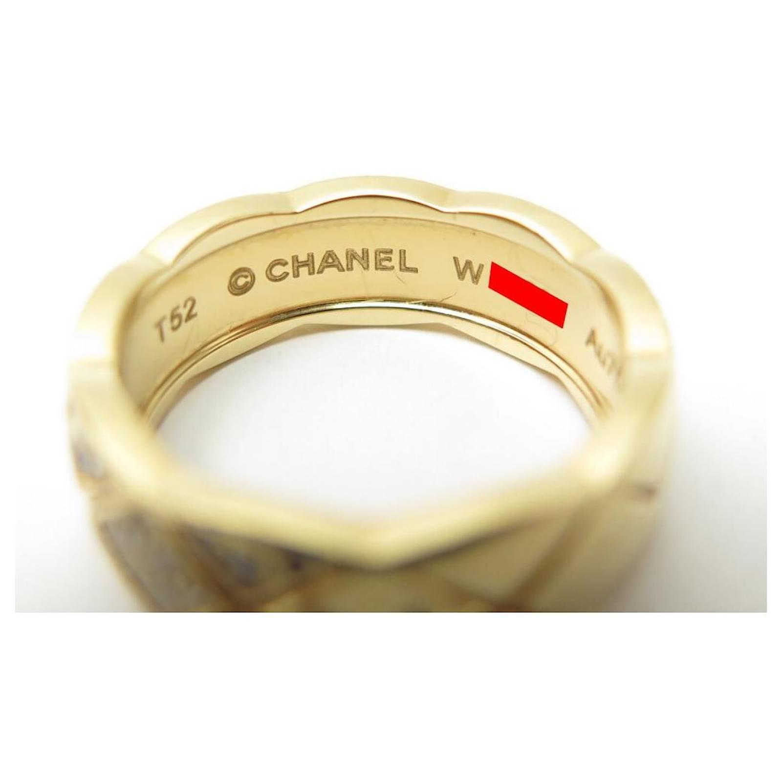 Cartier CHANEL COCO CRUSH QUILTED RING PM J11101 T52 Rose gold 18K ...