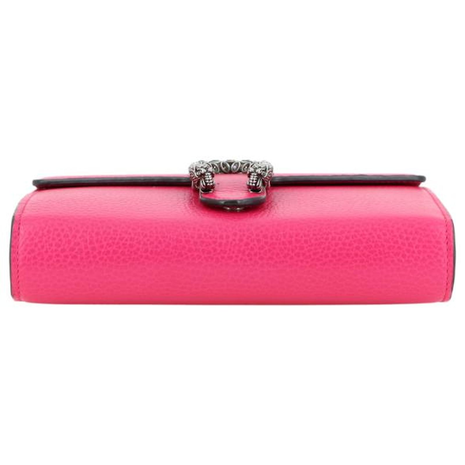 Gucci Dionysus Fuschia Leather ref.412561 - Joli Closet