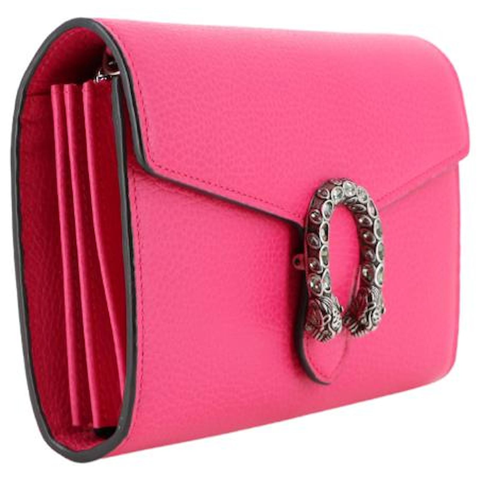 Gucci Dionysus Fuschia Leather ref.412561 - Joli Closet