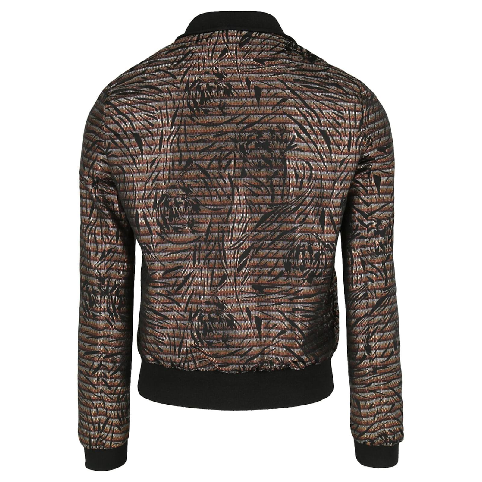 Saint Laurent Metallic Varsity Jacket Multiple colors ref.416032 - Joli ...
