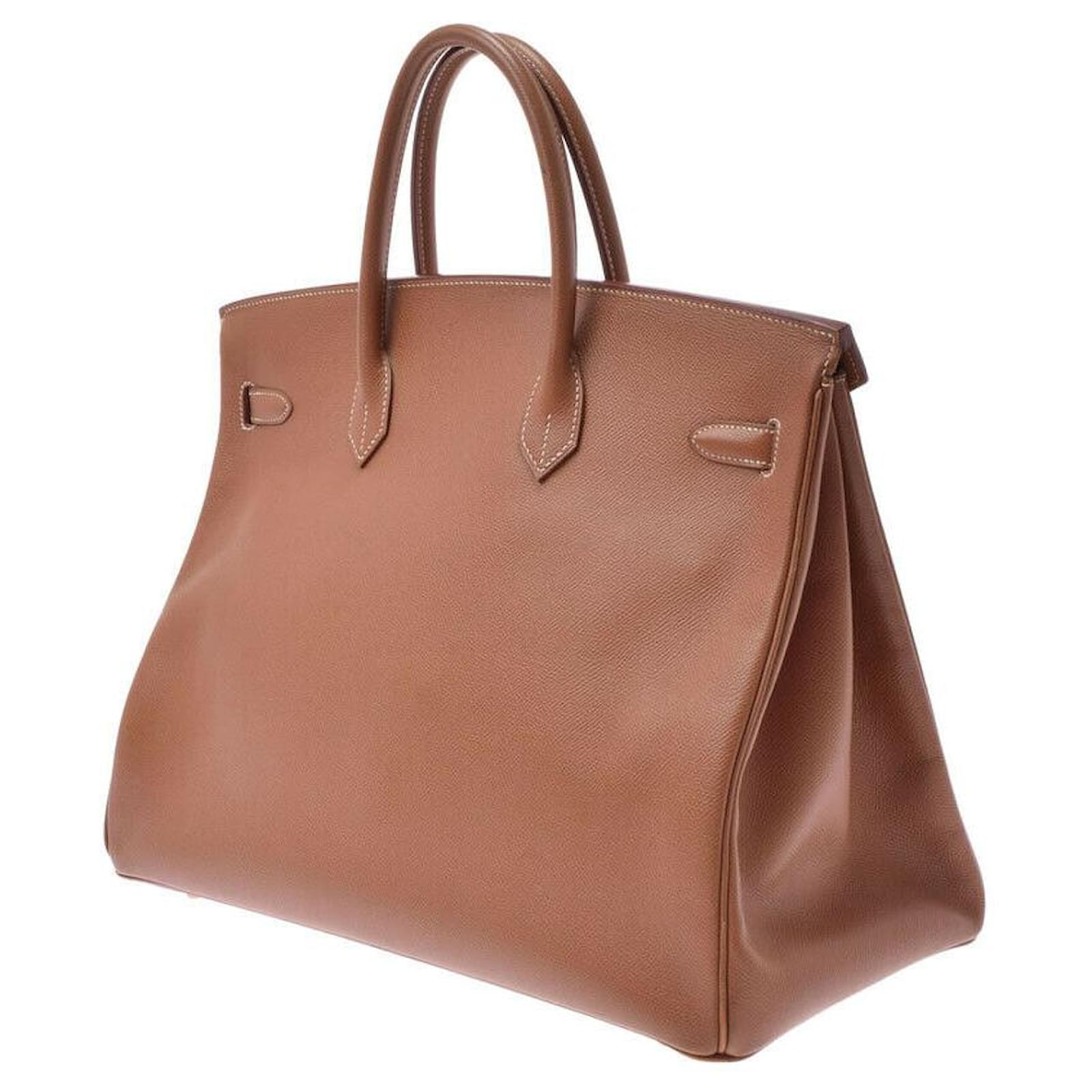 Hermès HERMES BIRKIN 40 Brown Leather ref.416418 - Joli Closet