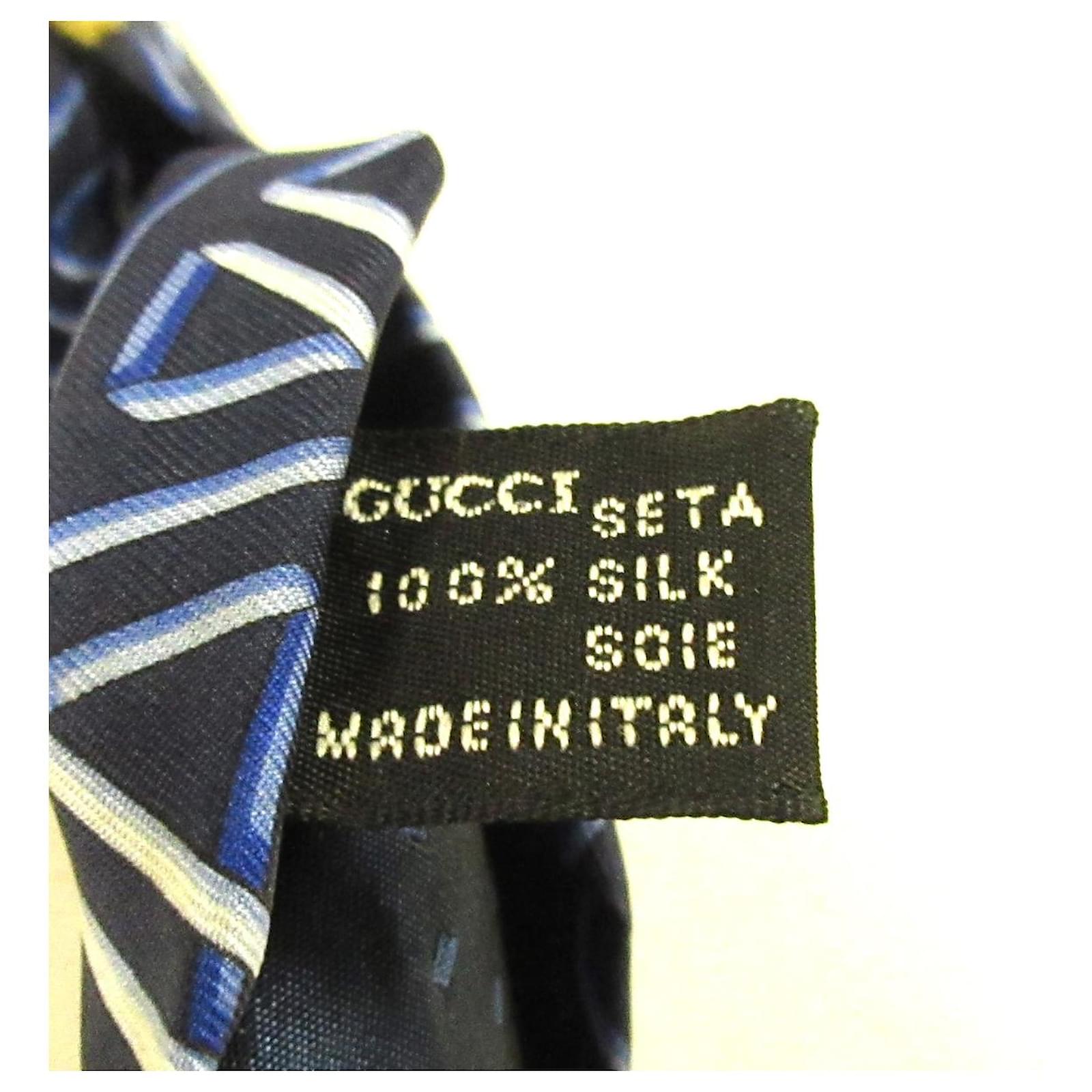 Cravate Gucci Soie Multicolore ref.419339 - Joli Closet