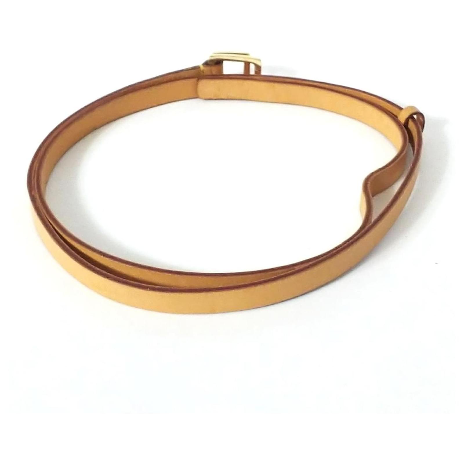 Louis Vuitton Belt Flesh Leather ref.419772 - Joli Closet
