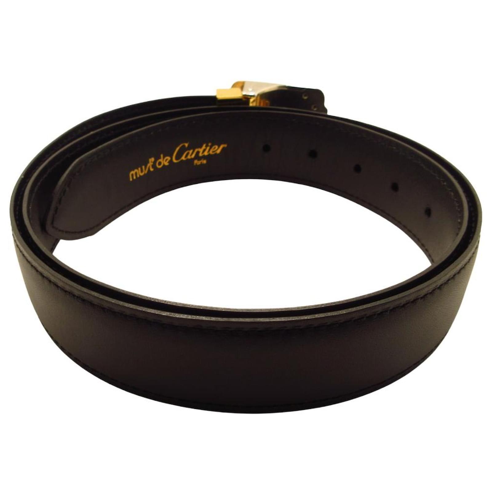 Cartier Belt Golden Leather ref.420333 - Joli Closet