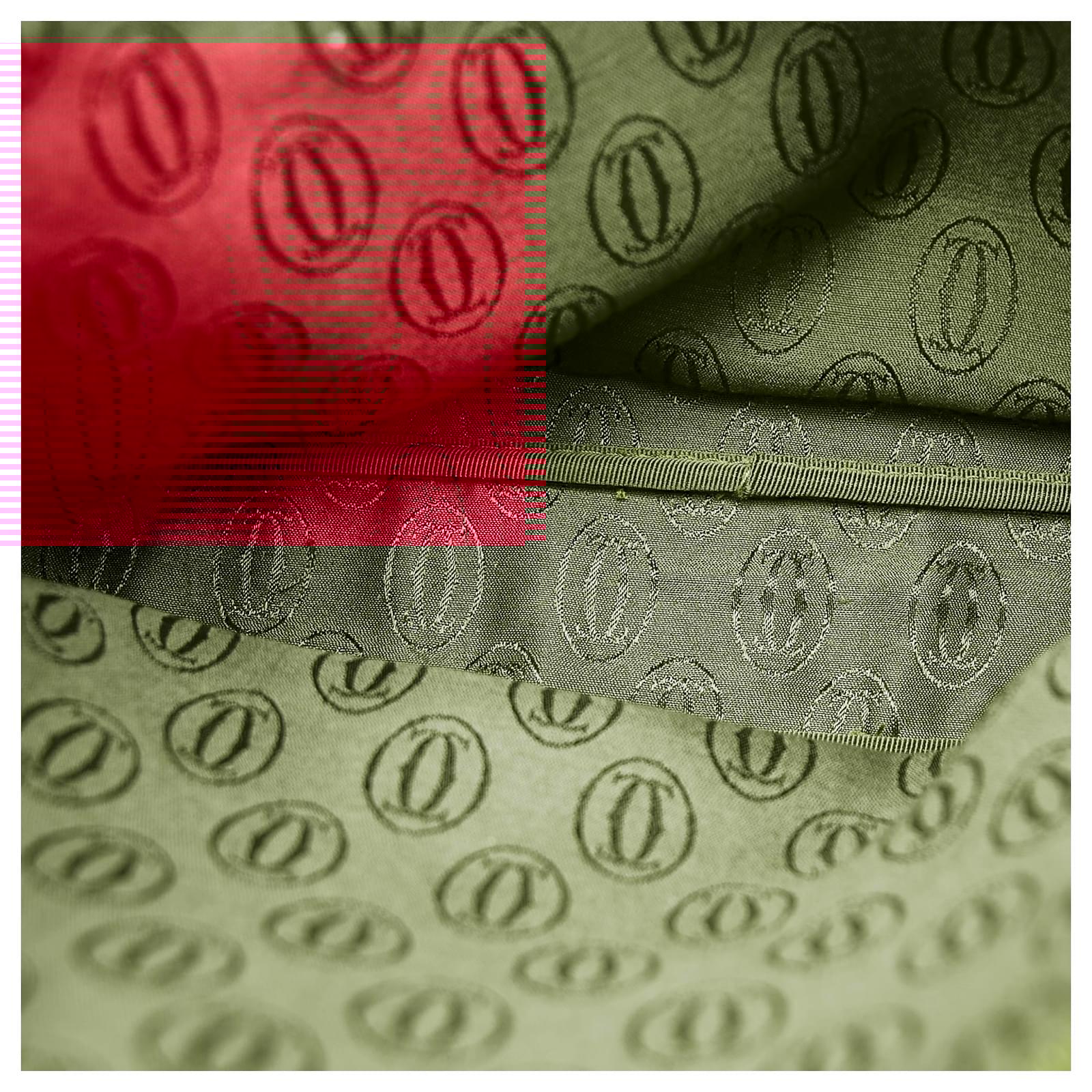 Cartier Red Must de Cartier Leather Business Bag Dark red Pony-style ...