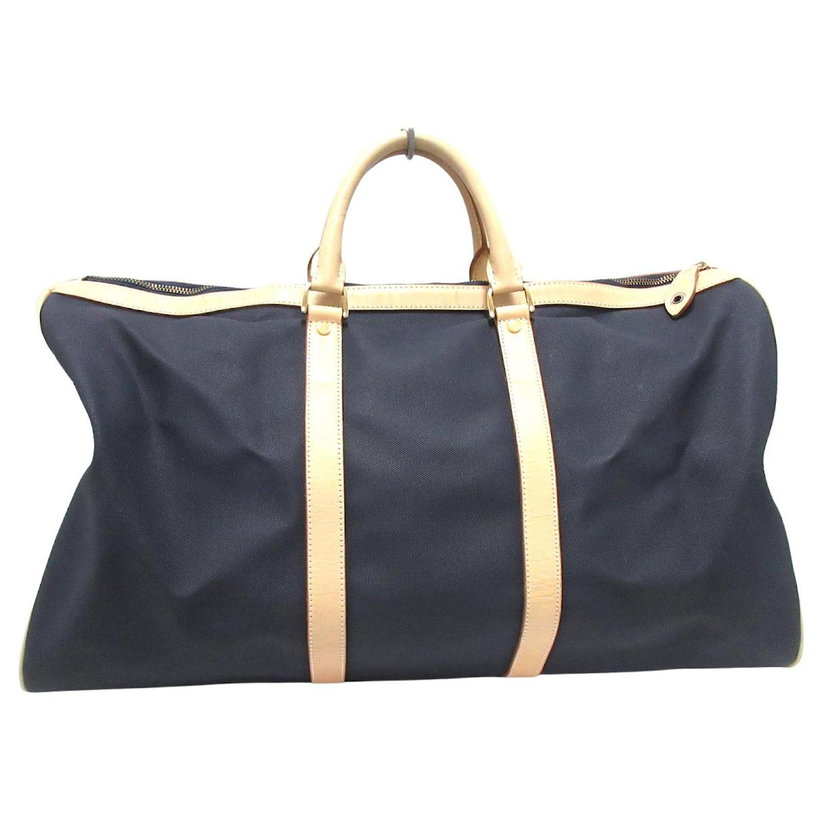 Dior Travel bag Navy blue Cloth ref.422715 - Joli Closet